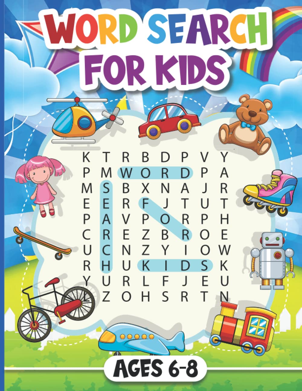 Word Search for Kids Ages 6-8: 101 Word Search Puzzles to Help Educate ...