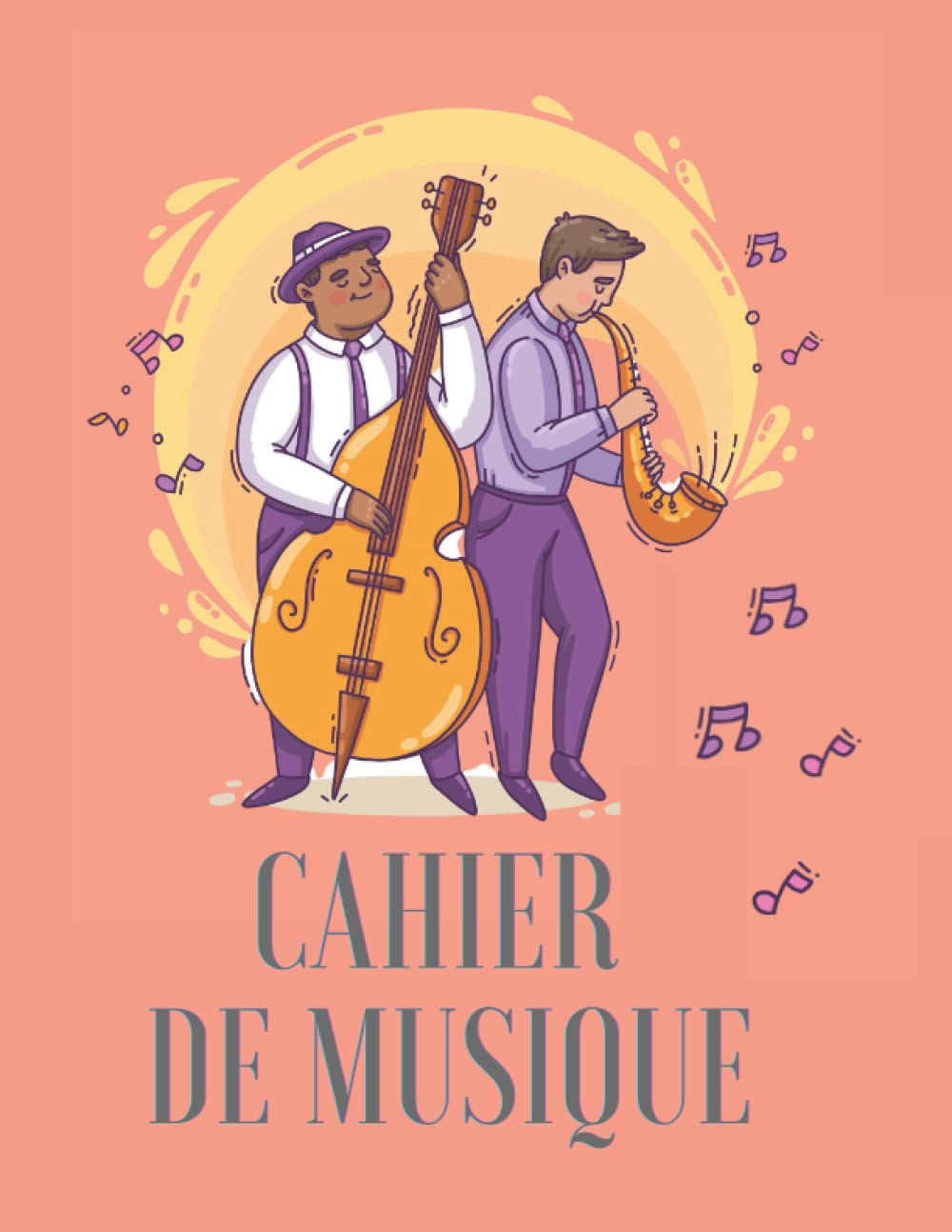 Cahier de Musique parfait pour les enfants: Carnet de Partitions piano ...