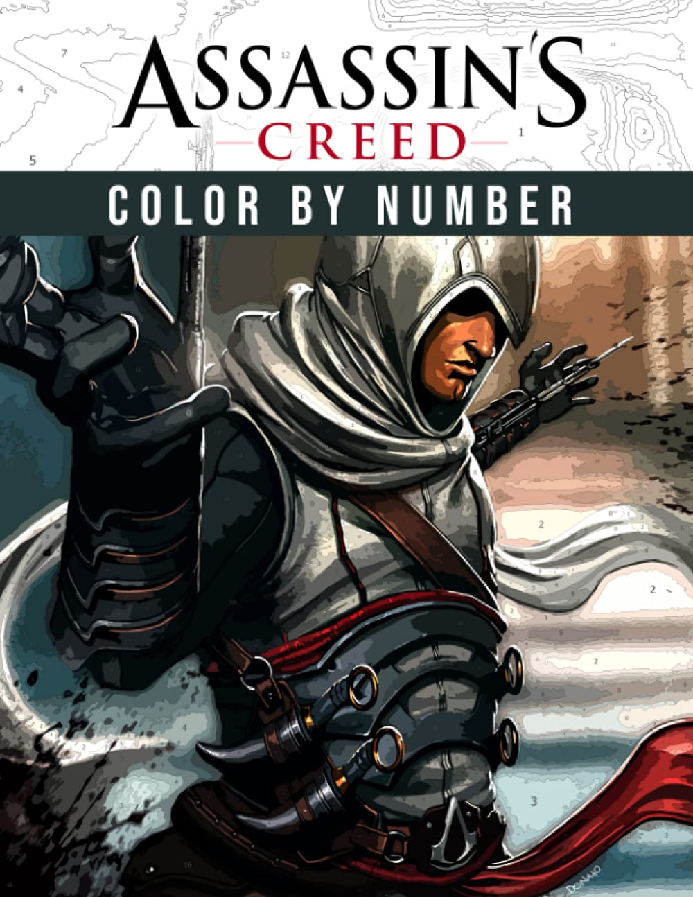 Assassin Creed Color By Number: Favorite Adventure Video Games Color ...