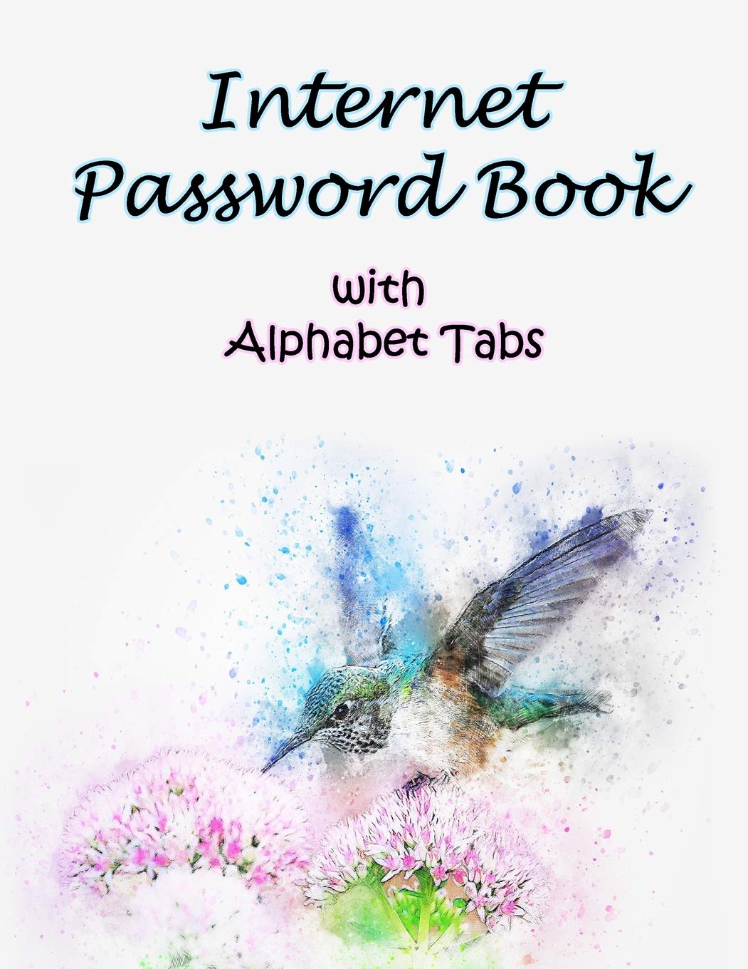 Internet Password Book With Alphabet Tabs: Large print password book ...