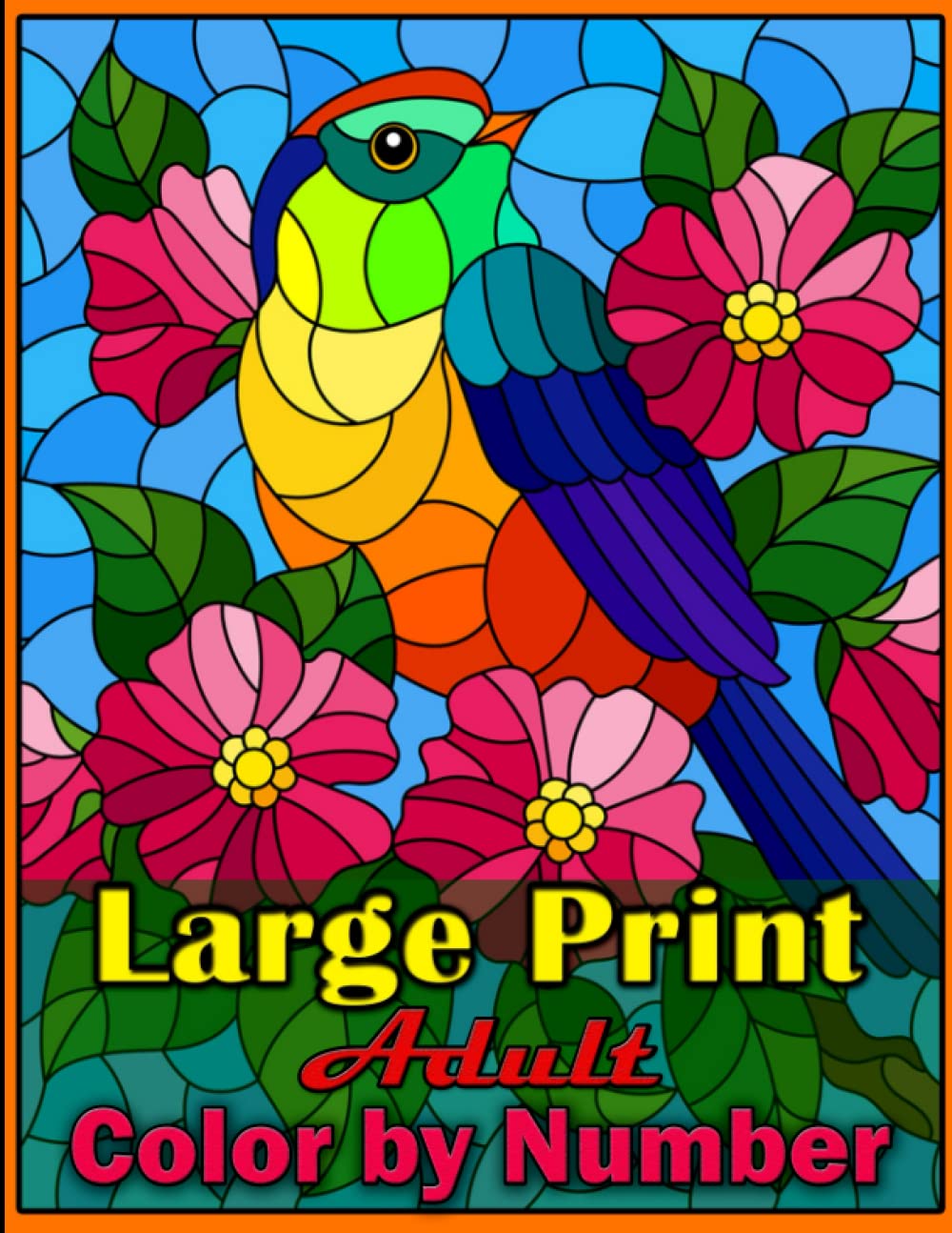 Color by Numbers for Adults Large Print: Color by Number Coloring Book ...