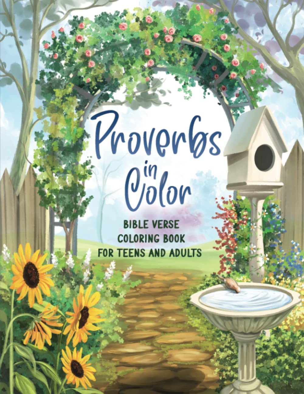 Proverbs In Color: Bible Verse Coloring Book For Teens and Adults by ...