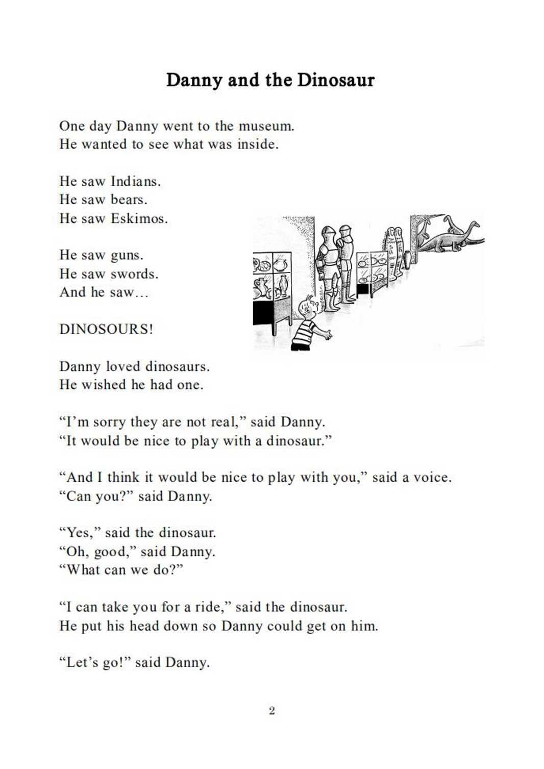 Danny and the Dinosaur黑白: 愛的冒險故事（兒童成長繪本） by Bernice Allen | Goodreads