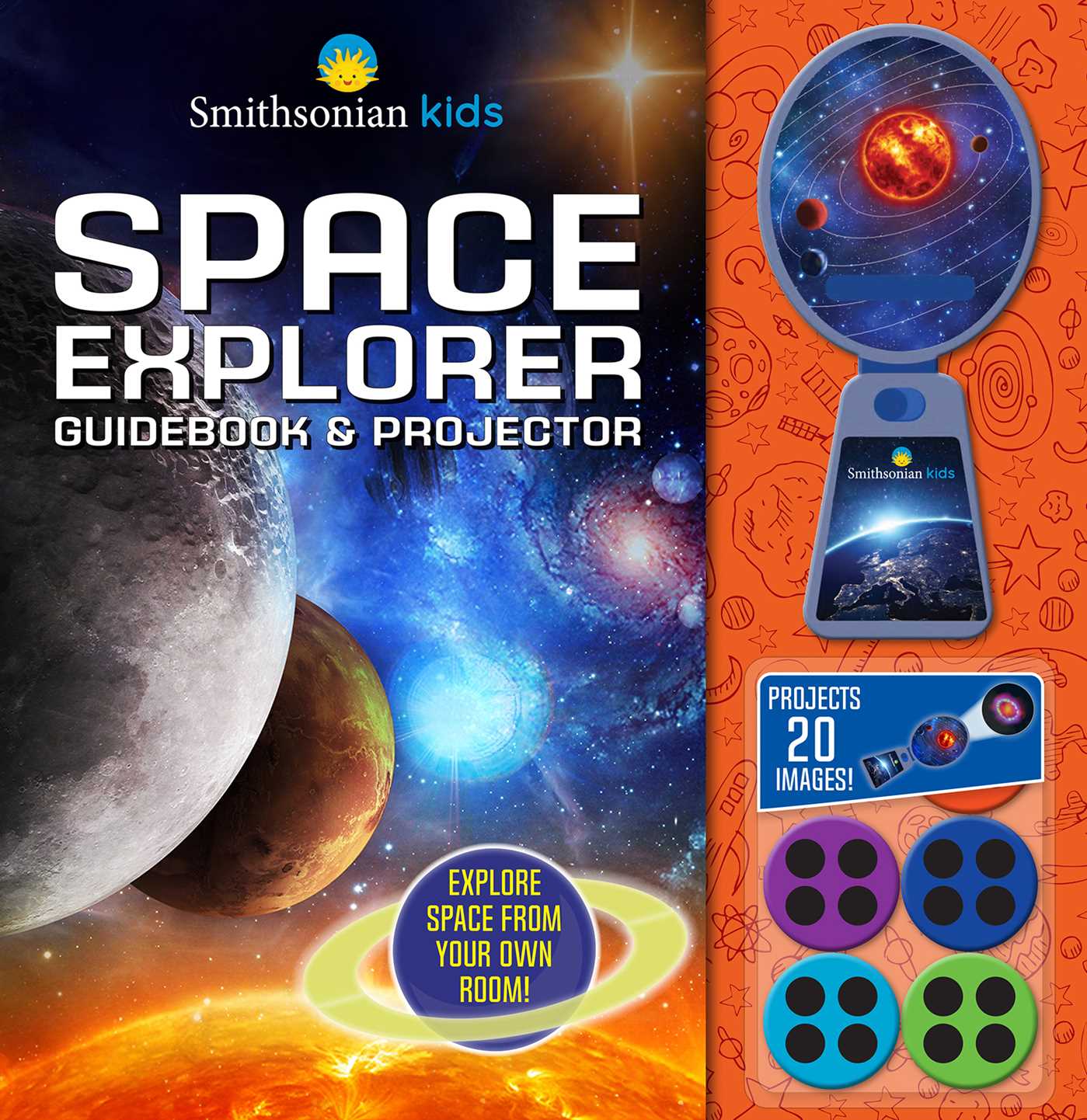 Smithsonian Kids: Space Explorer Guide Book & Projector by Rose ...