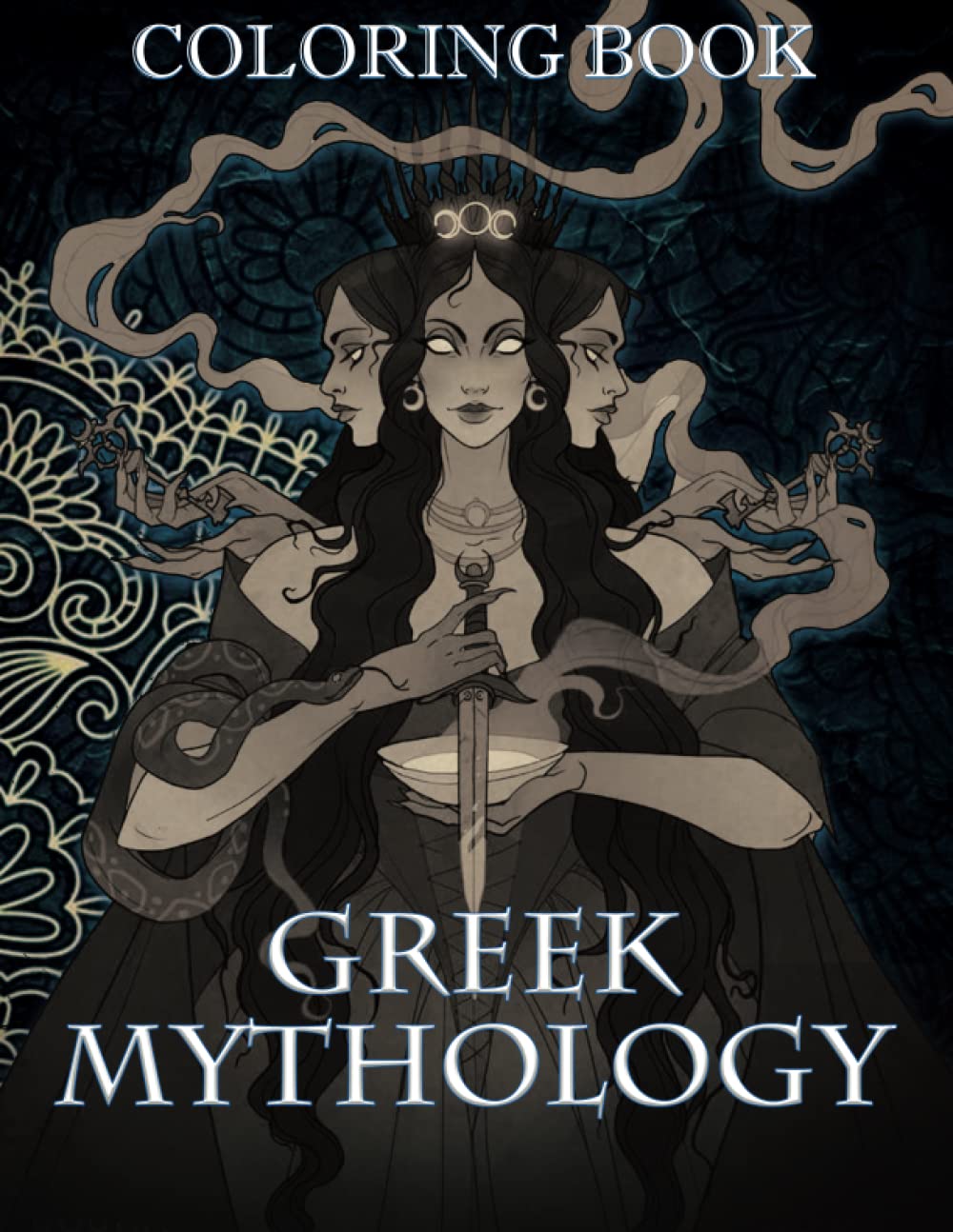 Greek Mythology Coloring Book: 100+ Unique Designs Featuring Greek ...