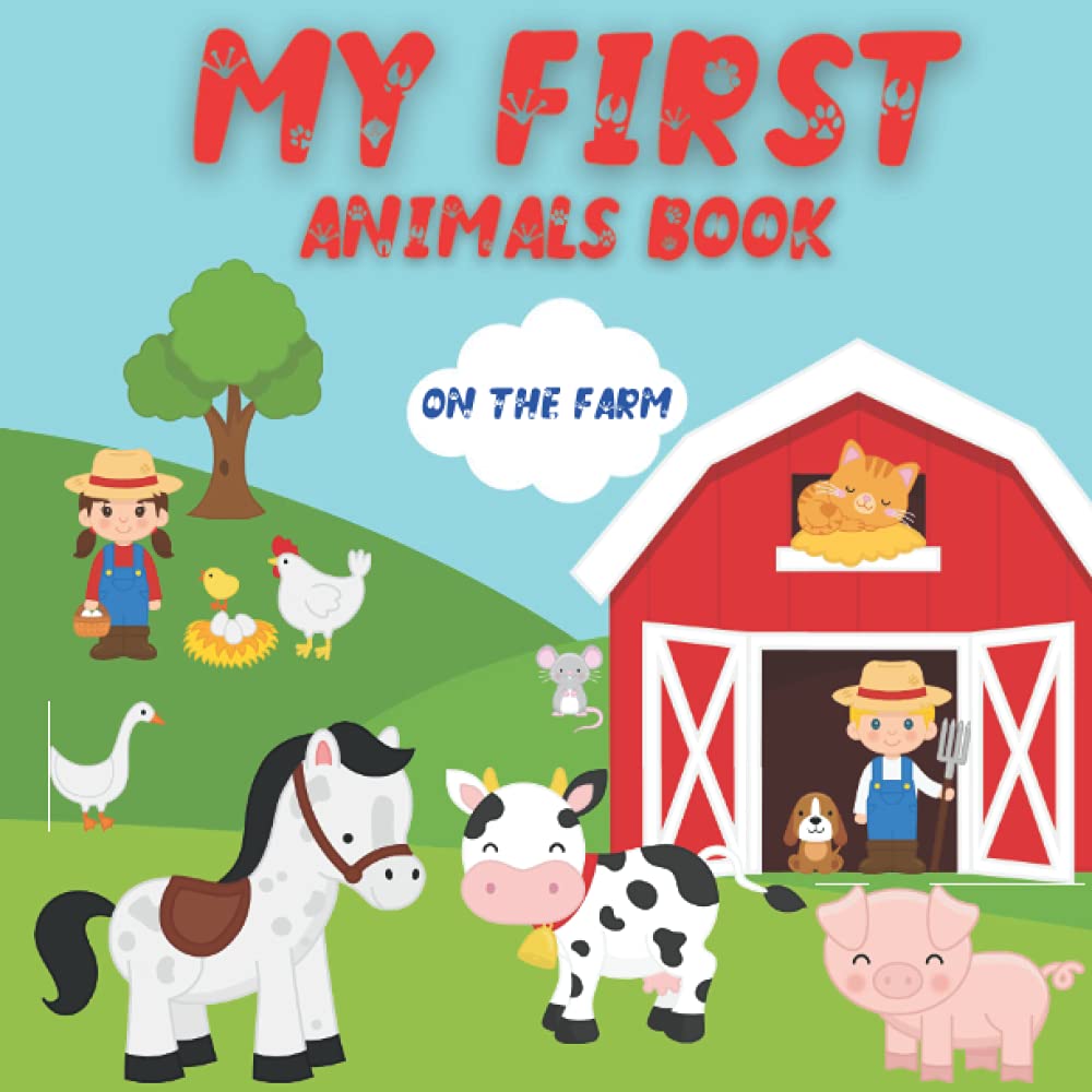 My First Animal Book On The Farm: Educational Bedtime Book For Kids 1 ...