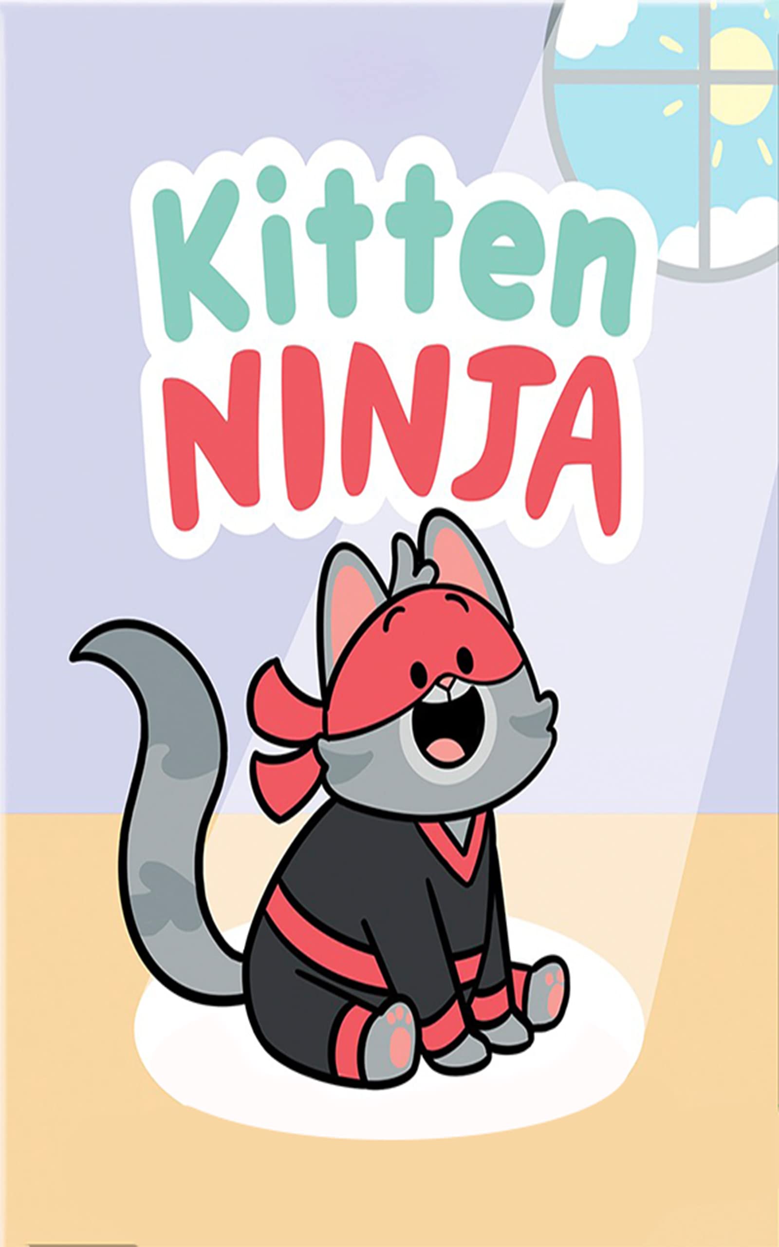 Kitten Ninja Versus The Spot: Awesome cat book , color graphic novel by ...