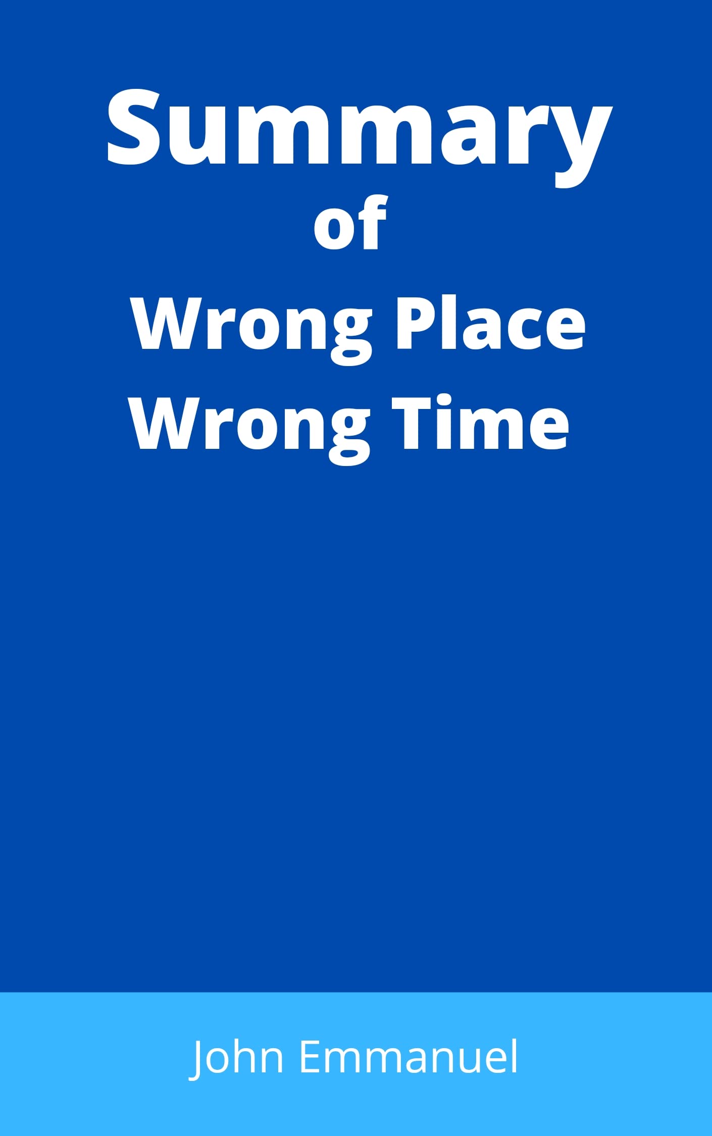 Summary of wrong place wrong time by Gillian McAllister by John Emmanuel | Goodreads