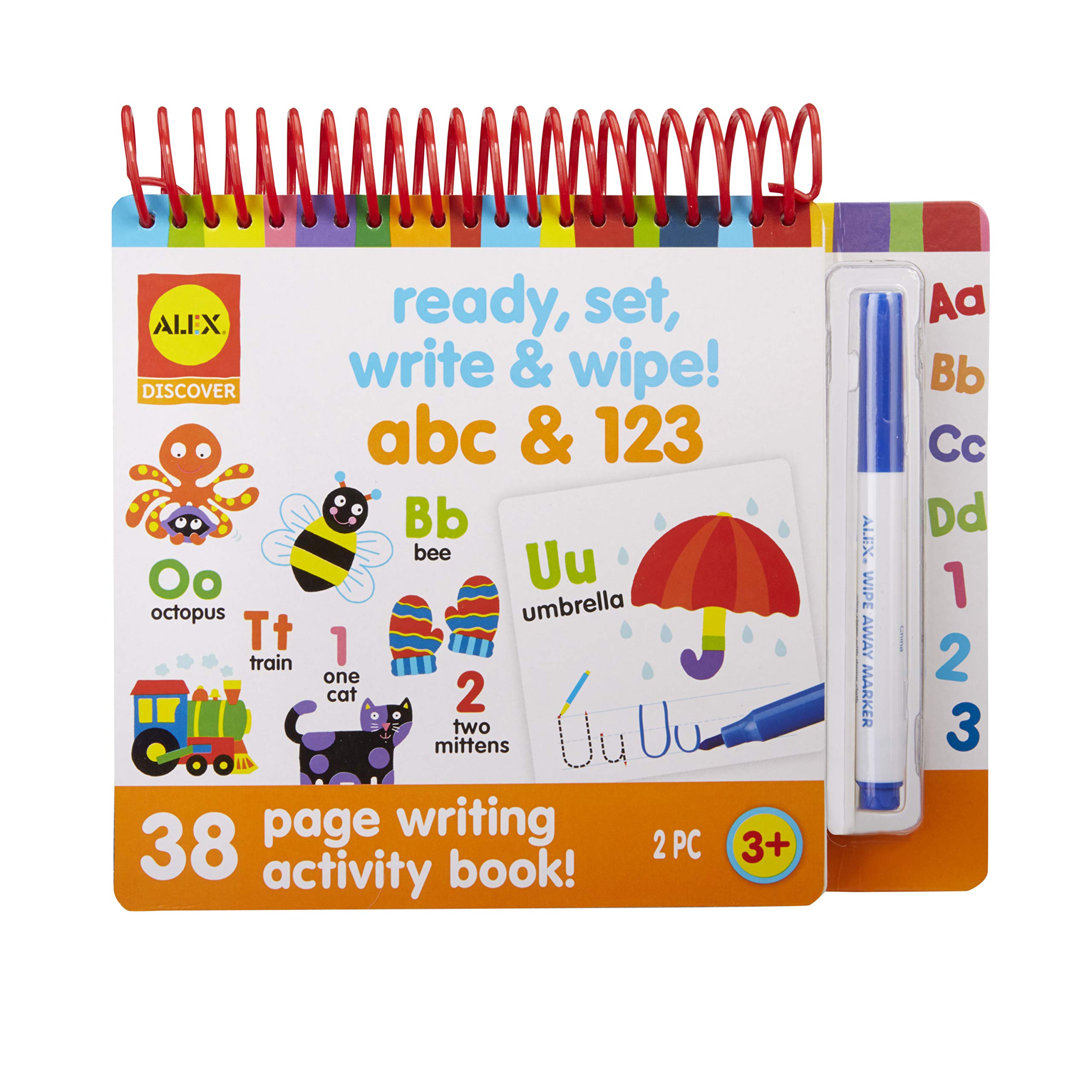Alex Little Hands Ready Set Write and Wipe! ABC and 123 Kids Toddler ...