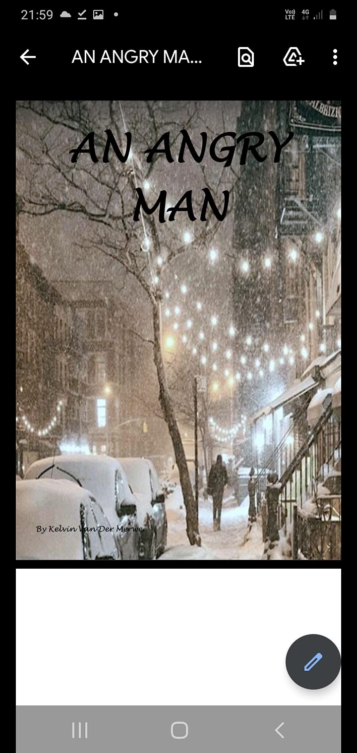 An Angry Man: My dark and twisted past. by Kelvin Richard Van Der Merwe ...