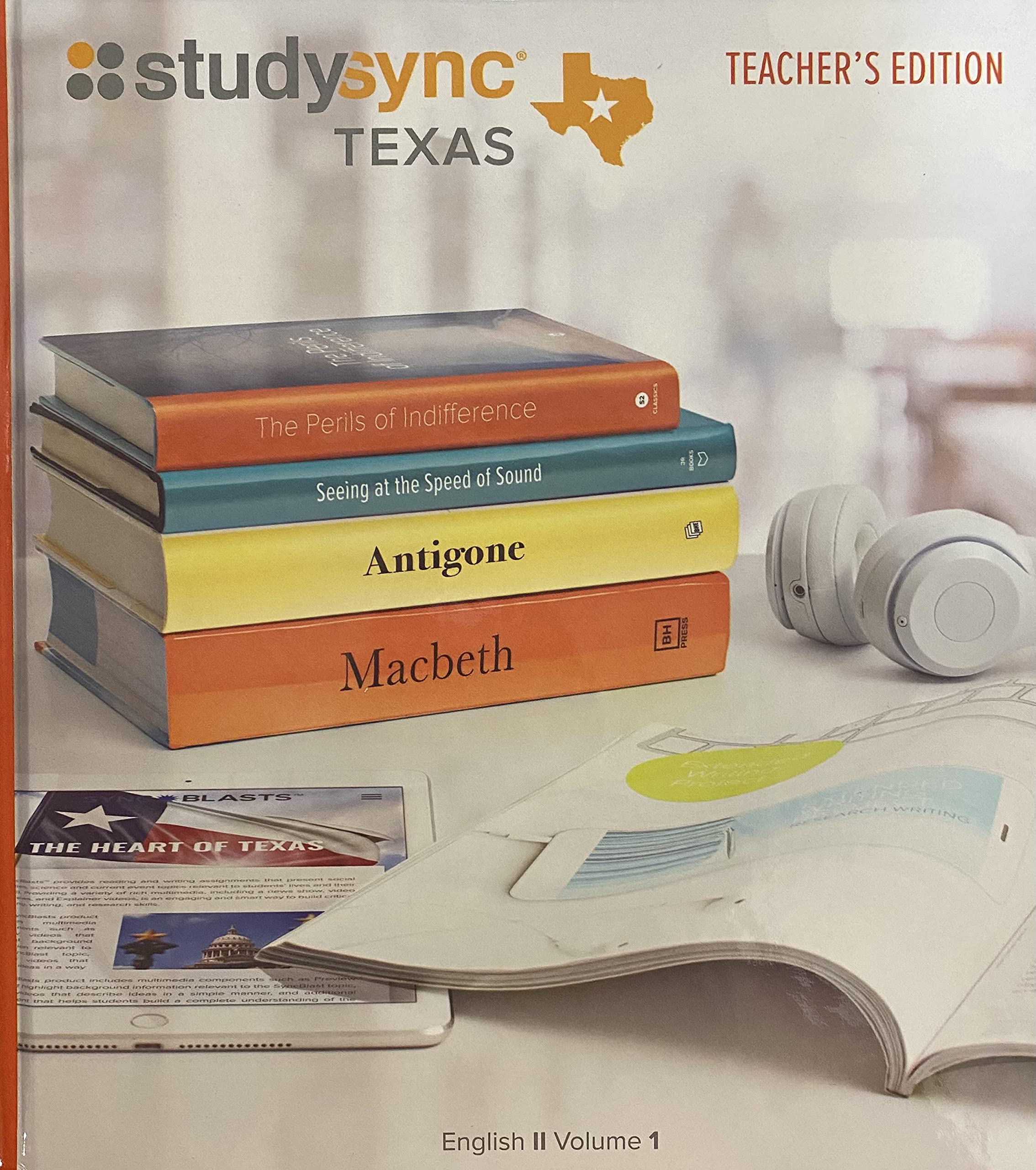 StudySync, Texas Edition, English 2 Volume 1, Teacher's Edition, c ...