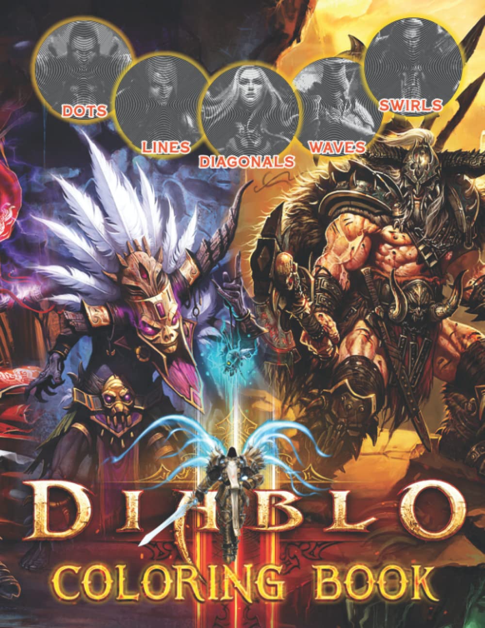 Diablo Coloring Book: Incredible A Collection 3 Awesome Books For Kids ...