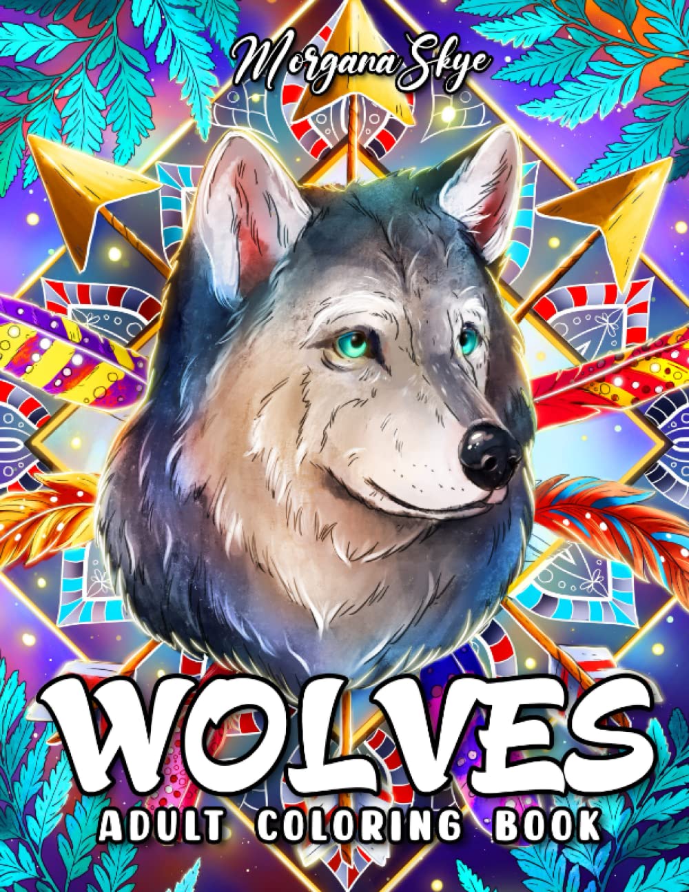 Wolves Coloring Book: An Adult Coloring Book Featuring Realistic and ...