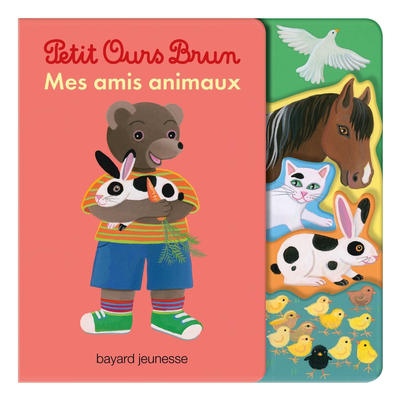 Livre avec découpes Petit Ours Brun - Mes amis animaux by Laura Bour ...