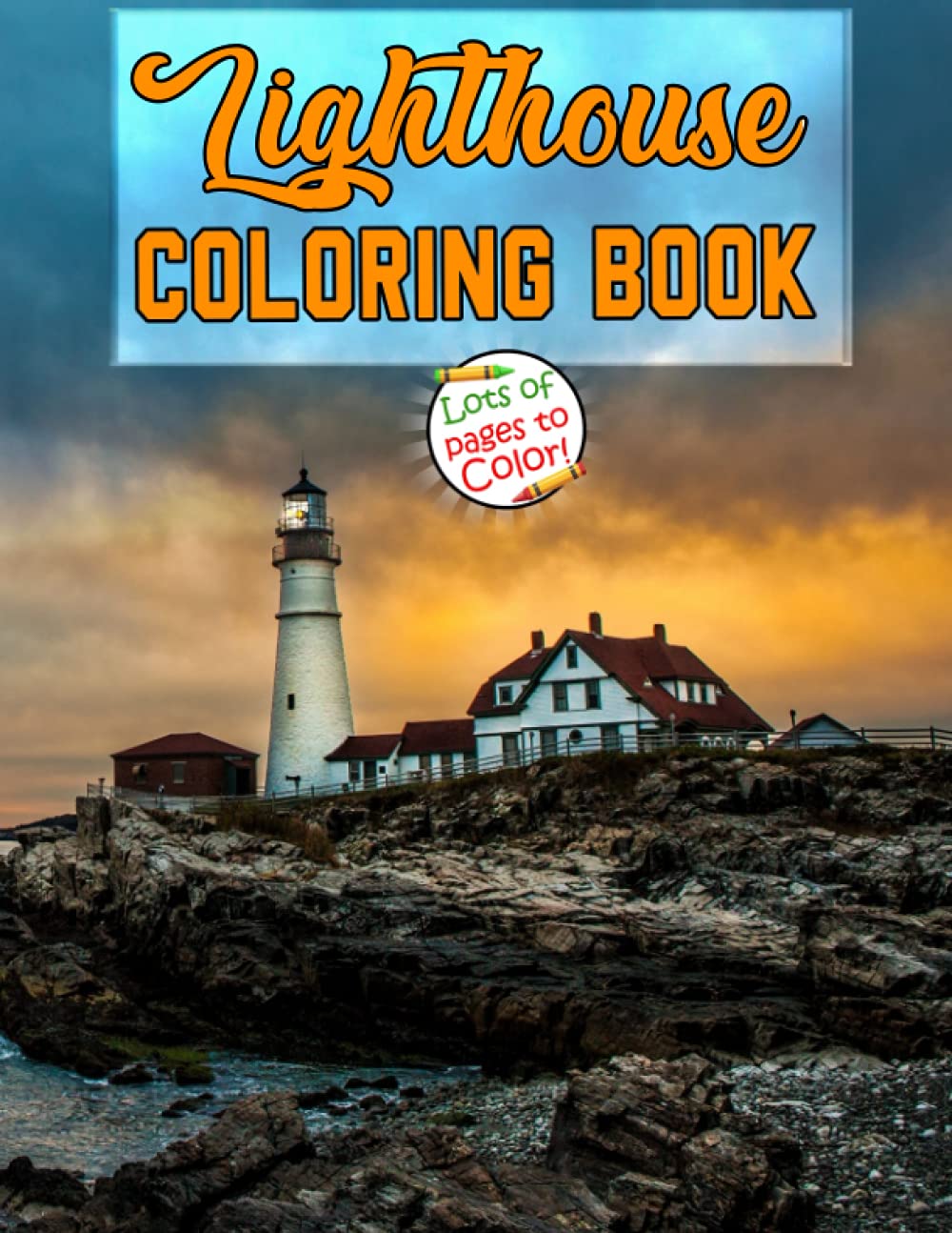 Lighthouse Coloring Book: An Adults Coloring Book With Lighthouses From ...