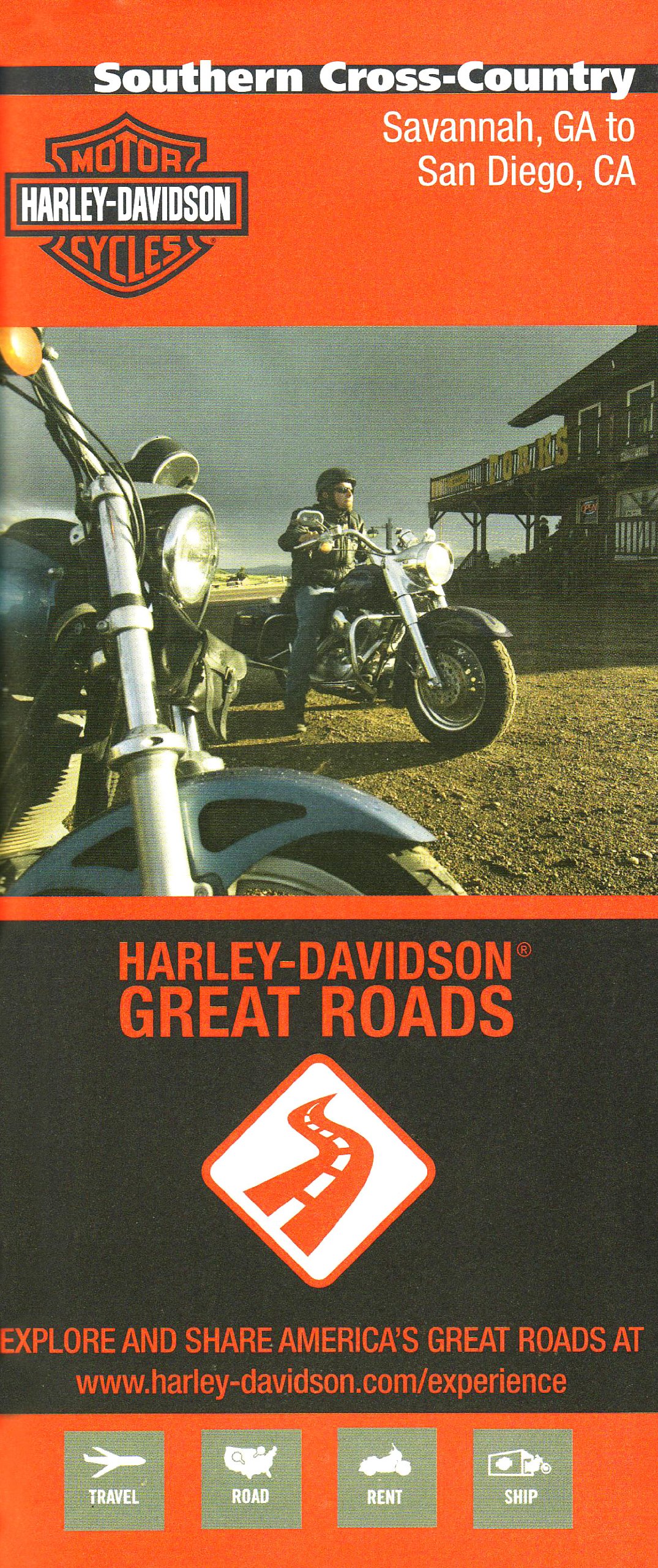 USA, South, Cross-Country, Harley Davidson by Mad Maps | Goodreads