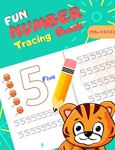Fun Number And ABC Tracing Book: Learning The Easy Maths And Alphabet ...