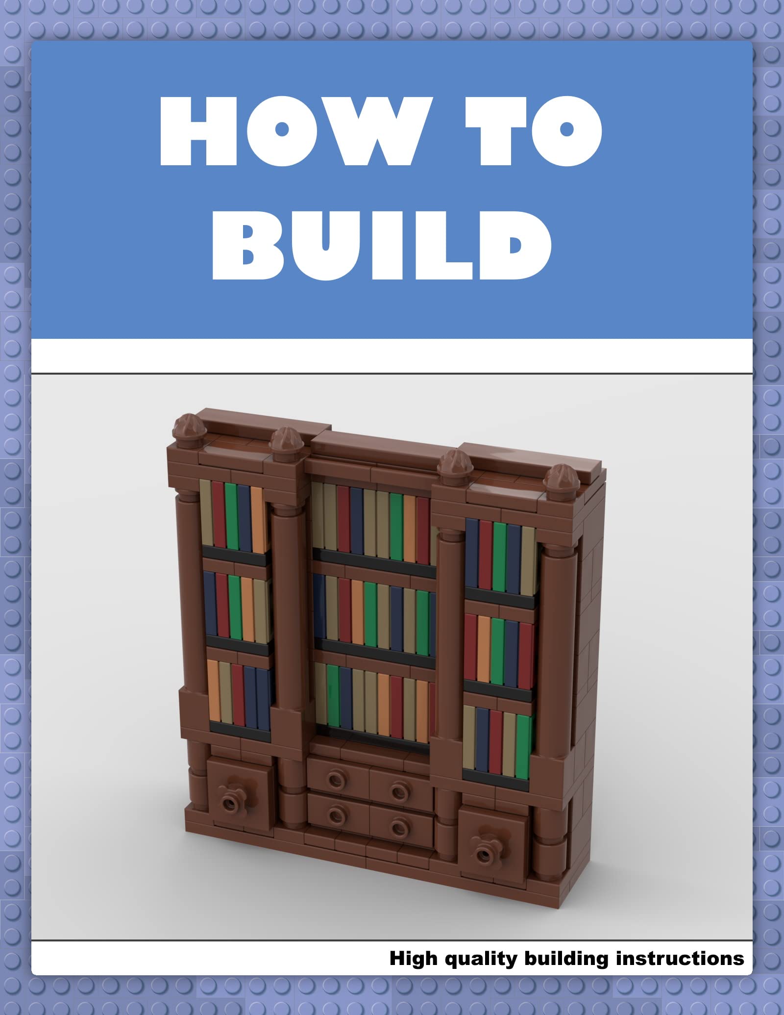 LEGO instructions - How to build a LEGO Book shelf MOC by JP Brickworks ...