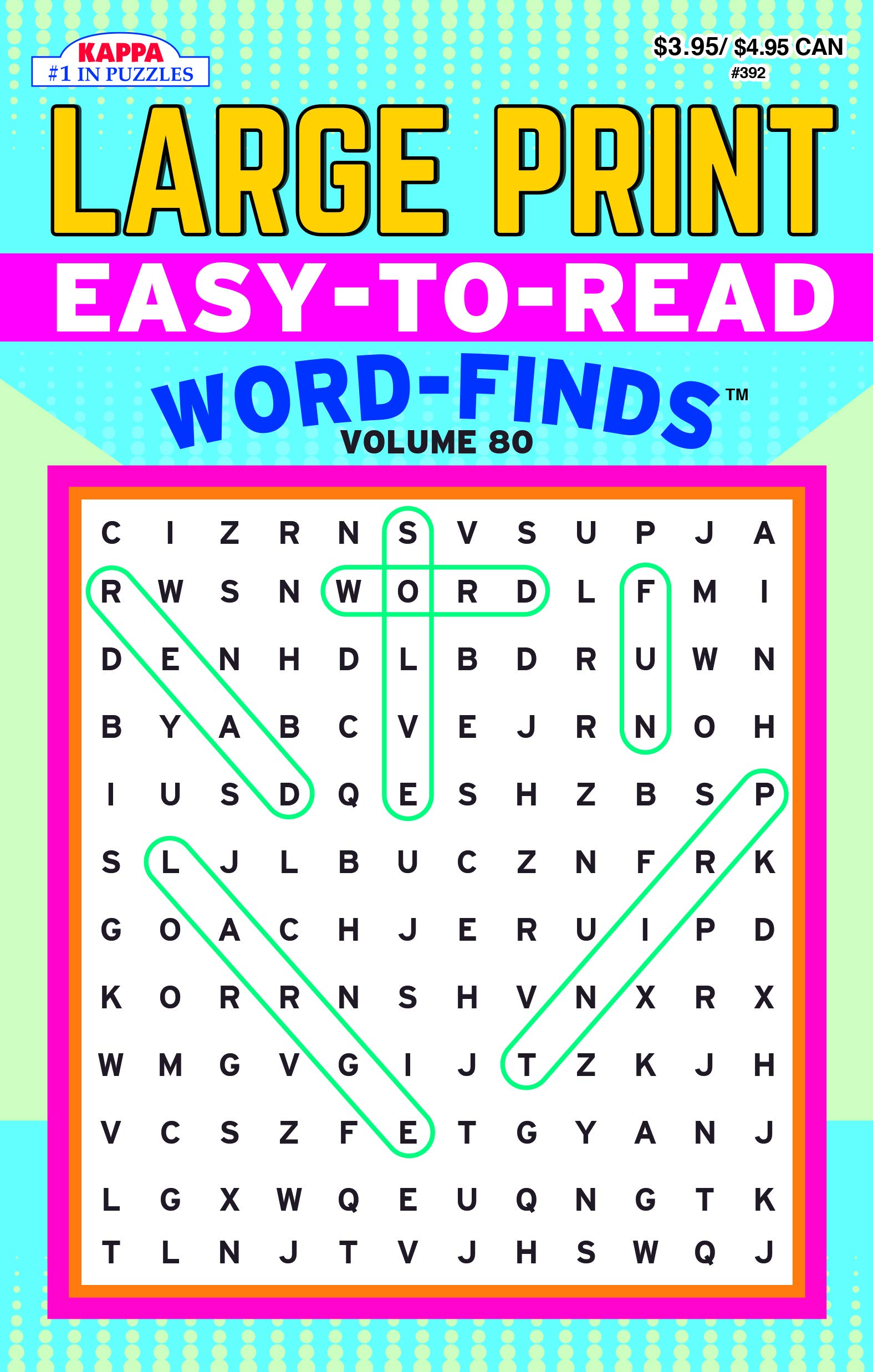Easy To Read Word Find Puzzle Book Word Search Volume 80 By Kappa Books Easy To Read Word Find Puzzle Book Word Search Volume 80 By Kappa Books