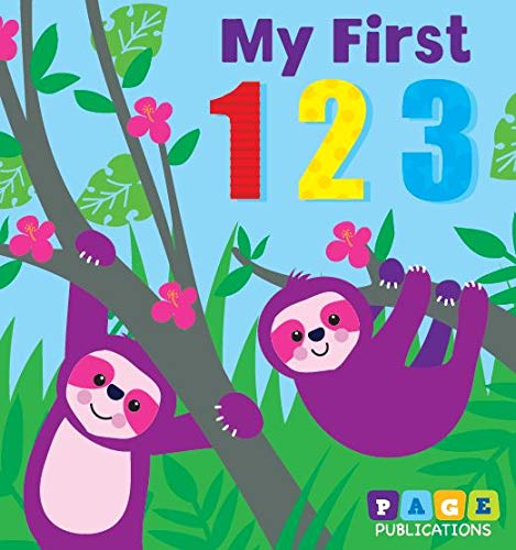 My First 123 Board Book Children's Counting Books Early Numbers ...