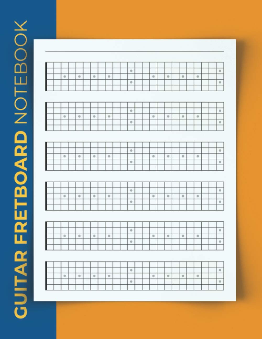 Guitar Fretboard Notebook Full 24 Fret Workbook Journal Blank Neck guitar-fretboard-notebook-full-24-fret-workbook-journal-blank-neck