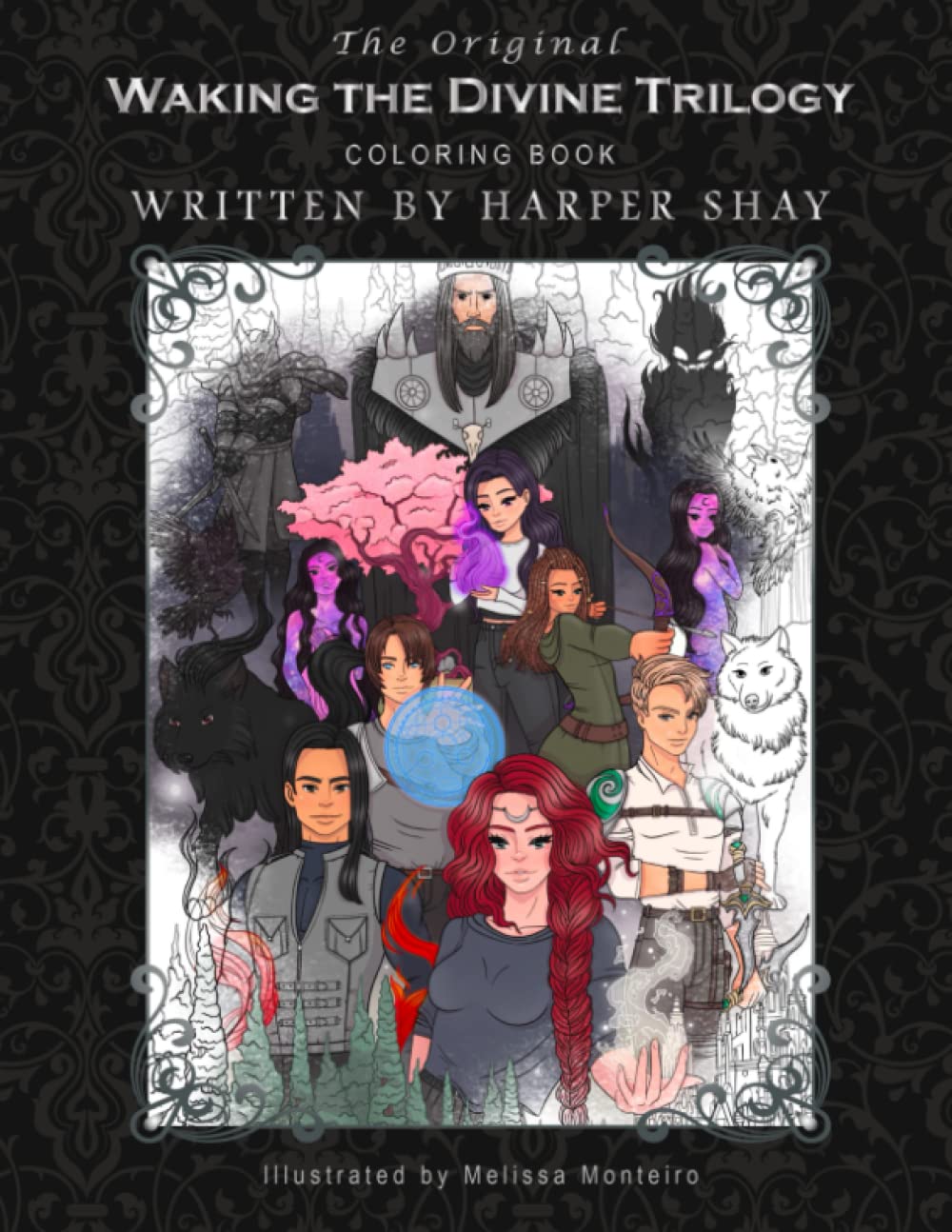 The Original Waking the Divine Trilogy Coloring Book by Harper Shay ...