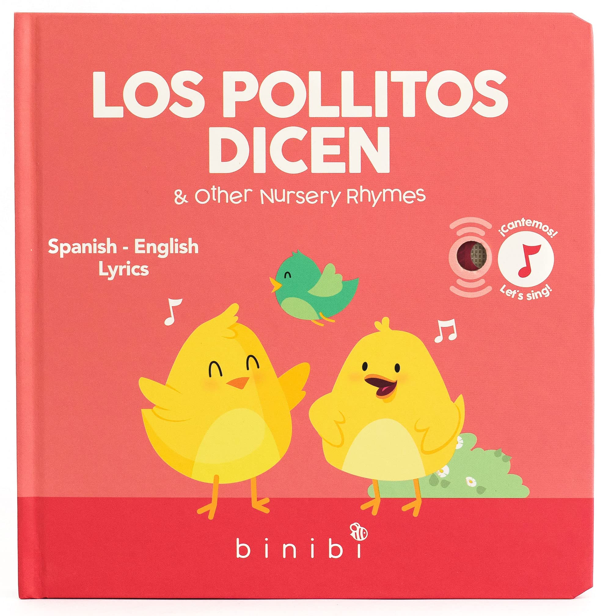 Binibi Spanish Musical Book for Babies & Toddlers 1-3 Los Pollitos ...