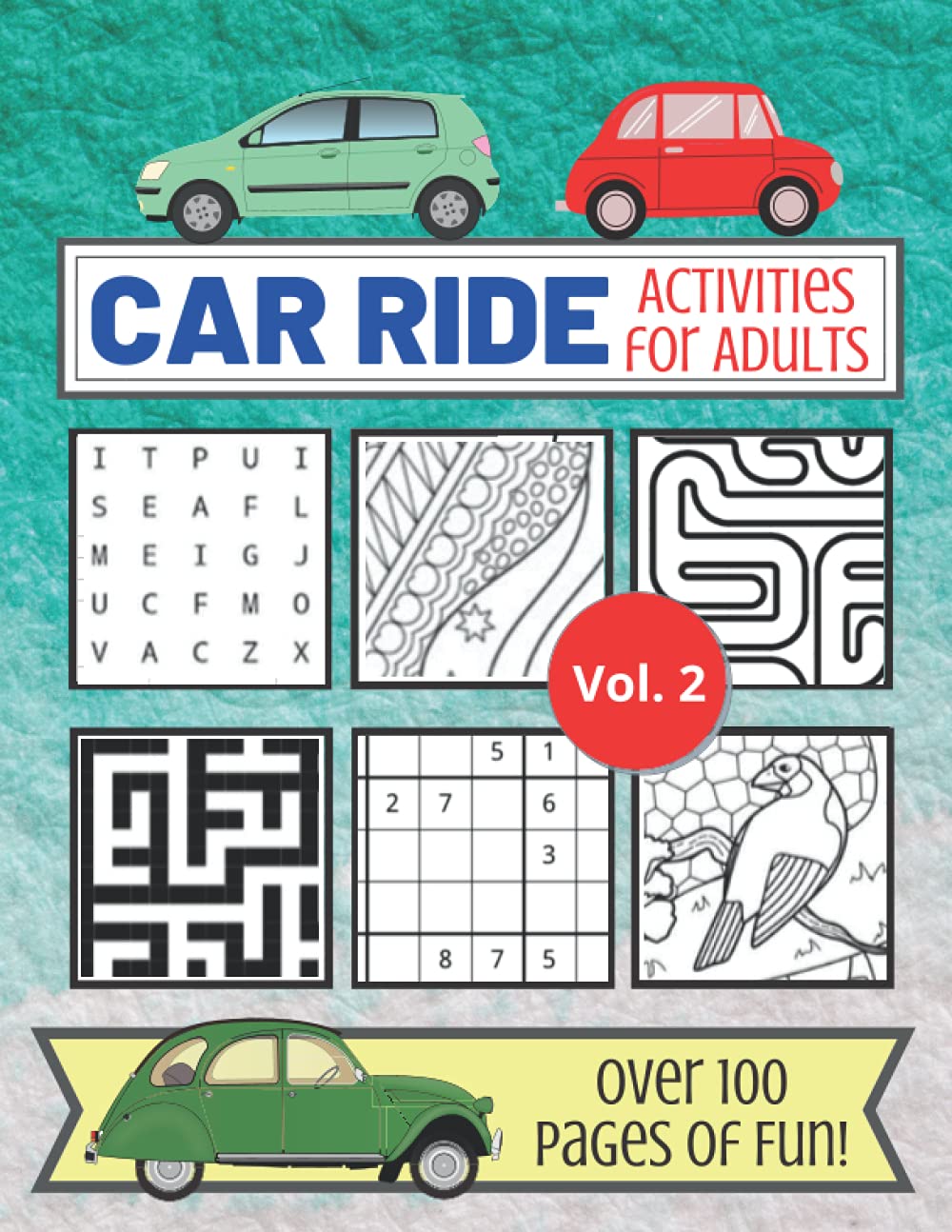 Car Ride Activities for Adults Vol. 2: I'm Bored Travel Activity Book ...