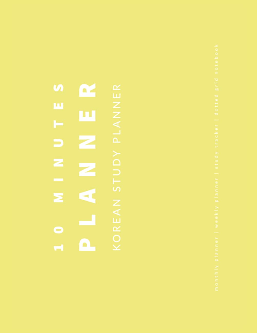 10 Minutes Planner | Korean Study Planner | monthly planner | weekly ...