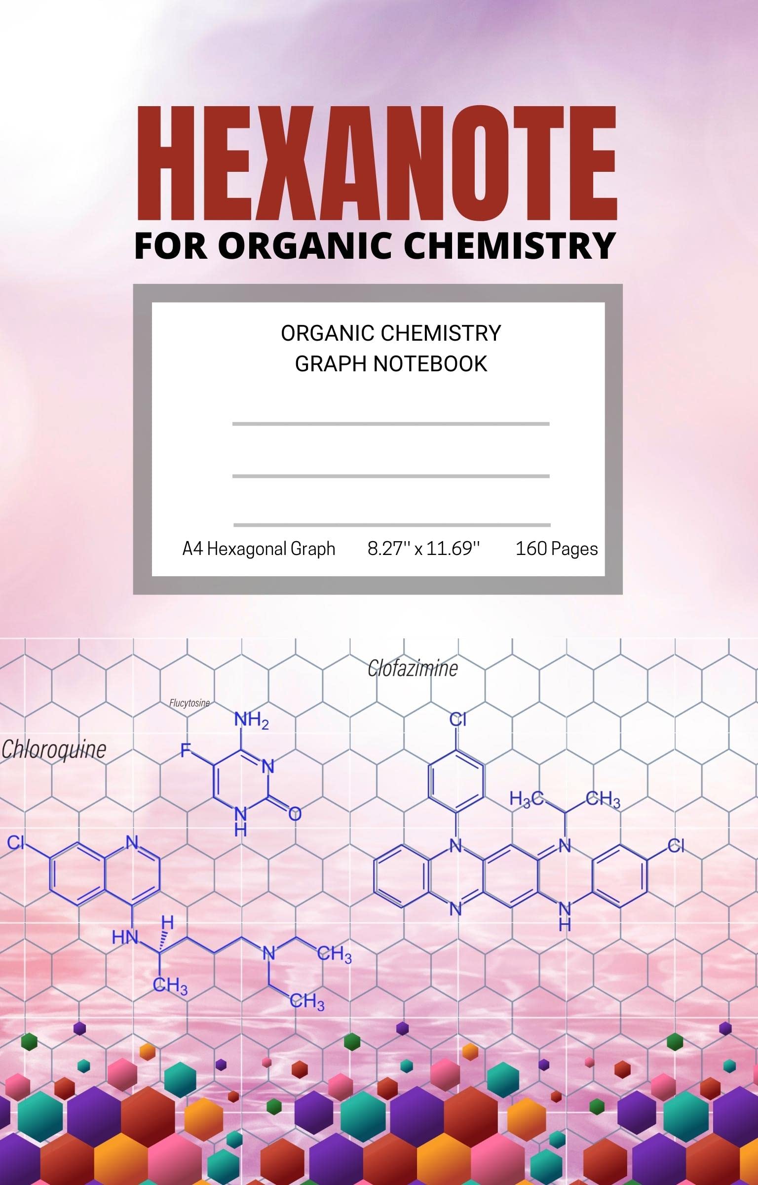 CHEMISTRY HEXANOTE : Hexagonal Graph Notebook | Organic Chemistry ...