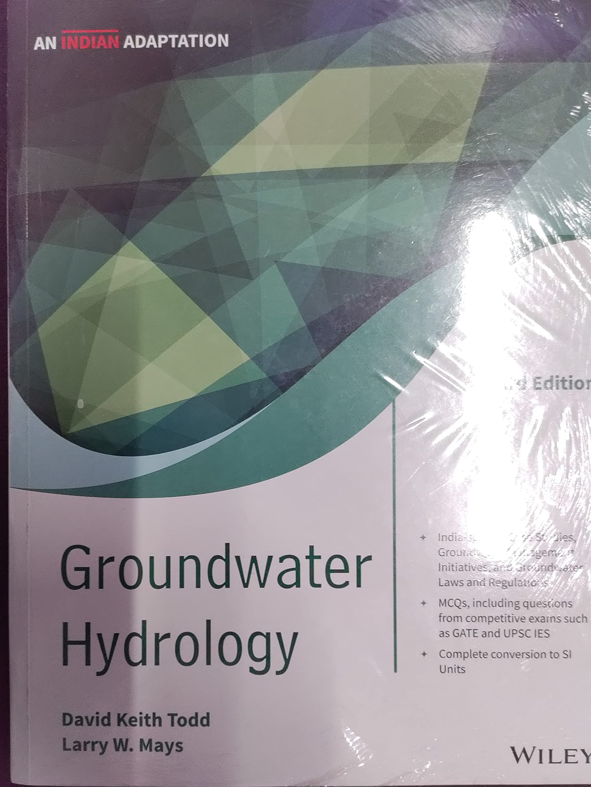 GROUNDWATER HYDROLOGY, 3RD EDITION by Todd D.K. | Goodreads