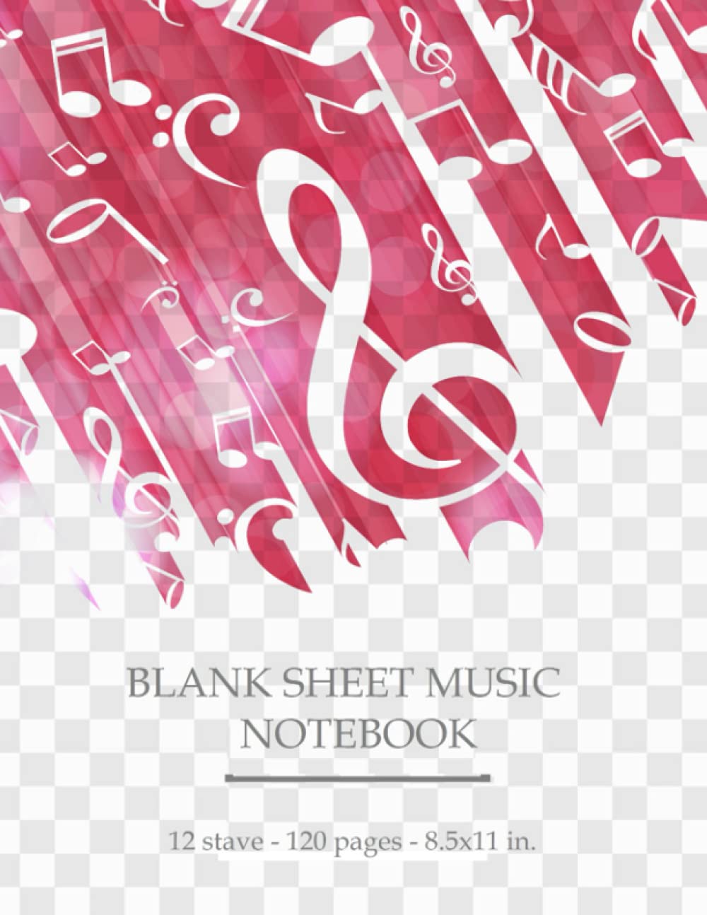 Blank Sheet Music Notebook: Music Manuscript Paper / White Marble Blank ...