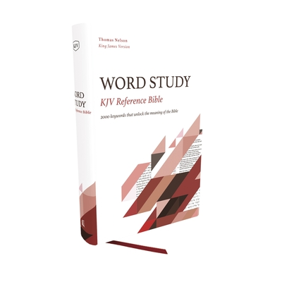 KJV, Word Study Reference Bible, Hardcover, Red Letter, Comfort Print ...