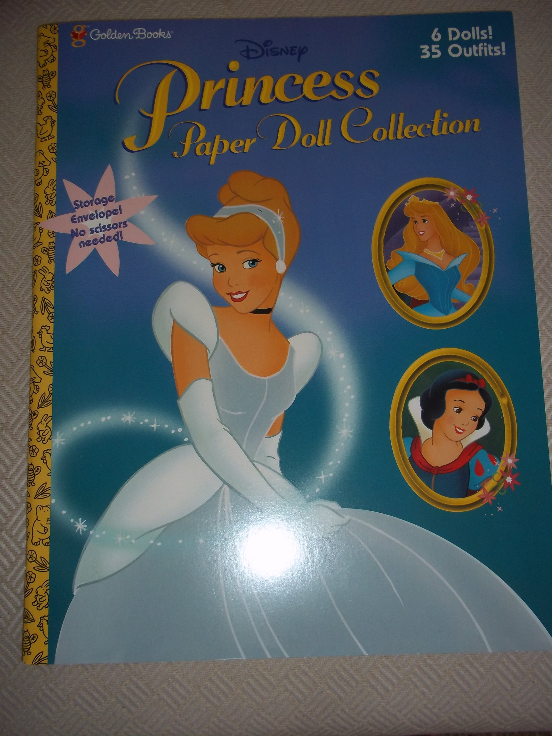 GOLDEN BOOKS DISNEY PRINCESS PAPER DOLL COLLECTION by Walt Disney ...