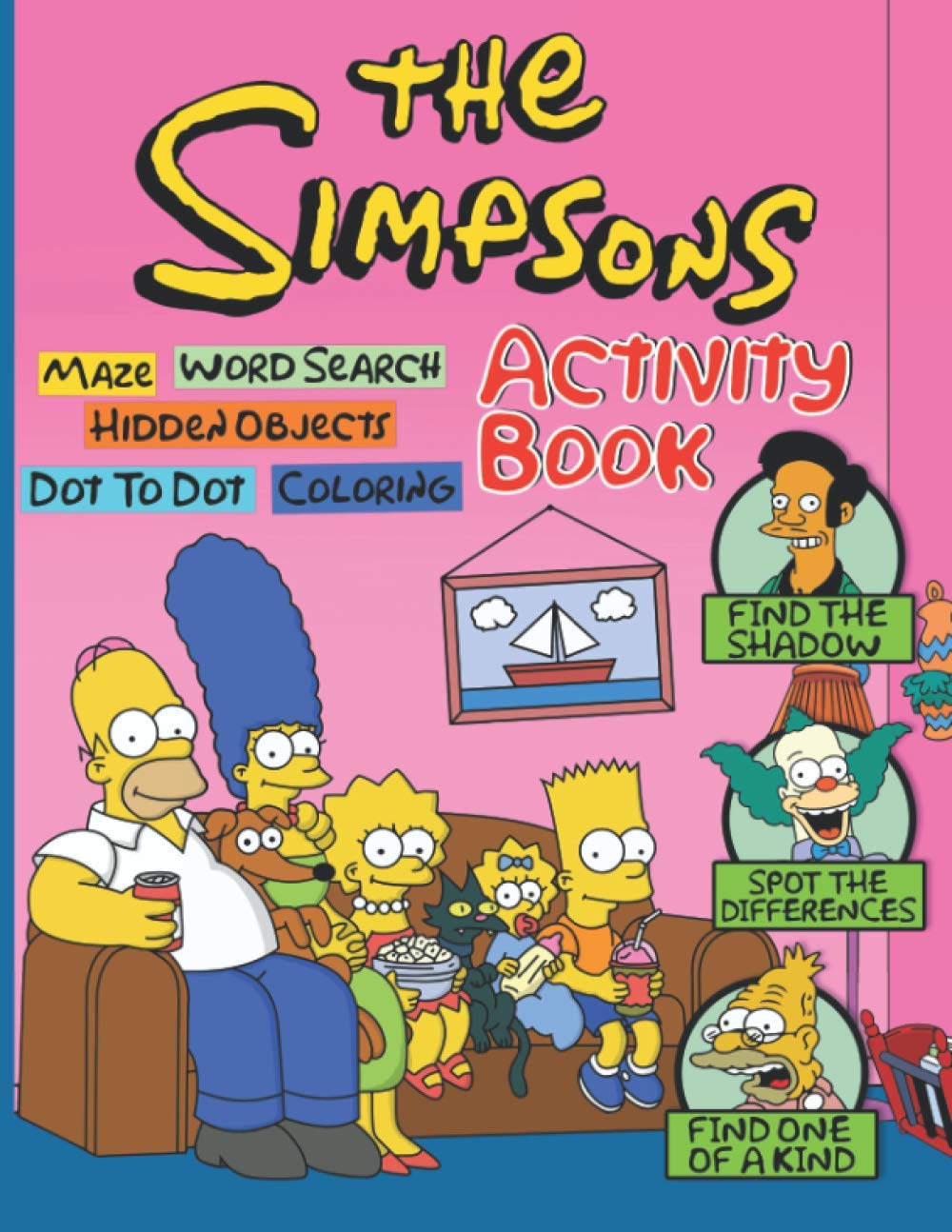 The Simpsons Activity Book: The Perfection One Of A Kind, Find Shadow ...