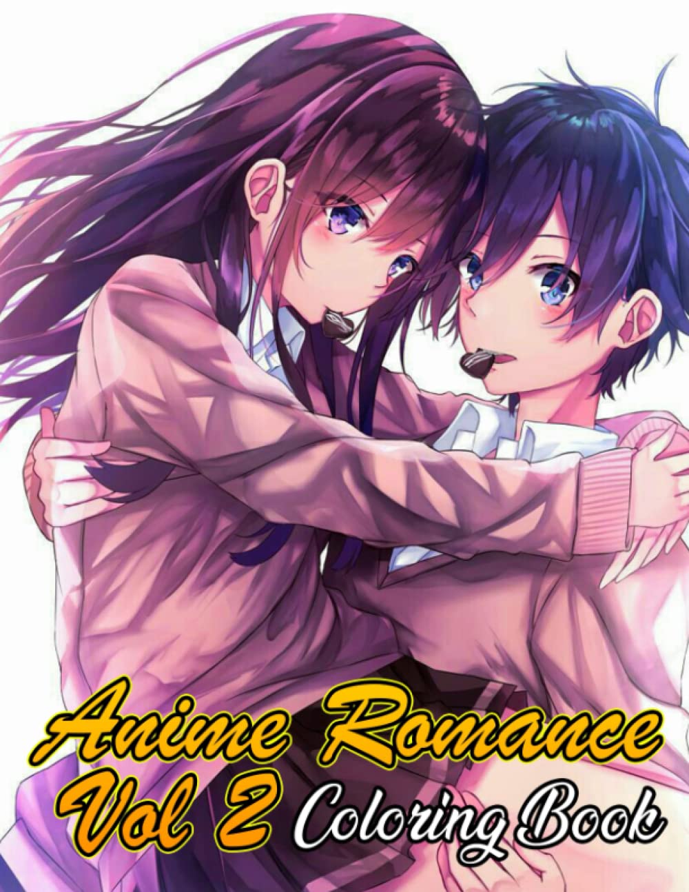 Anime Romance Vol 2 Coloring Book: Beautiful Coloring Pages Featuring ...