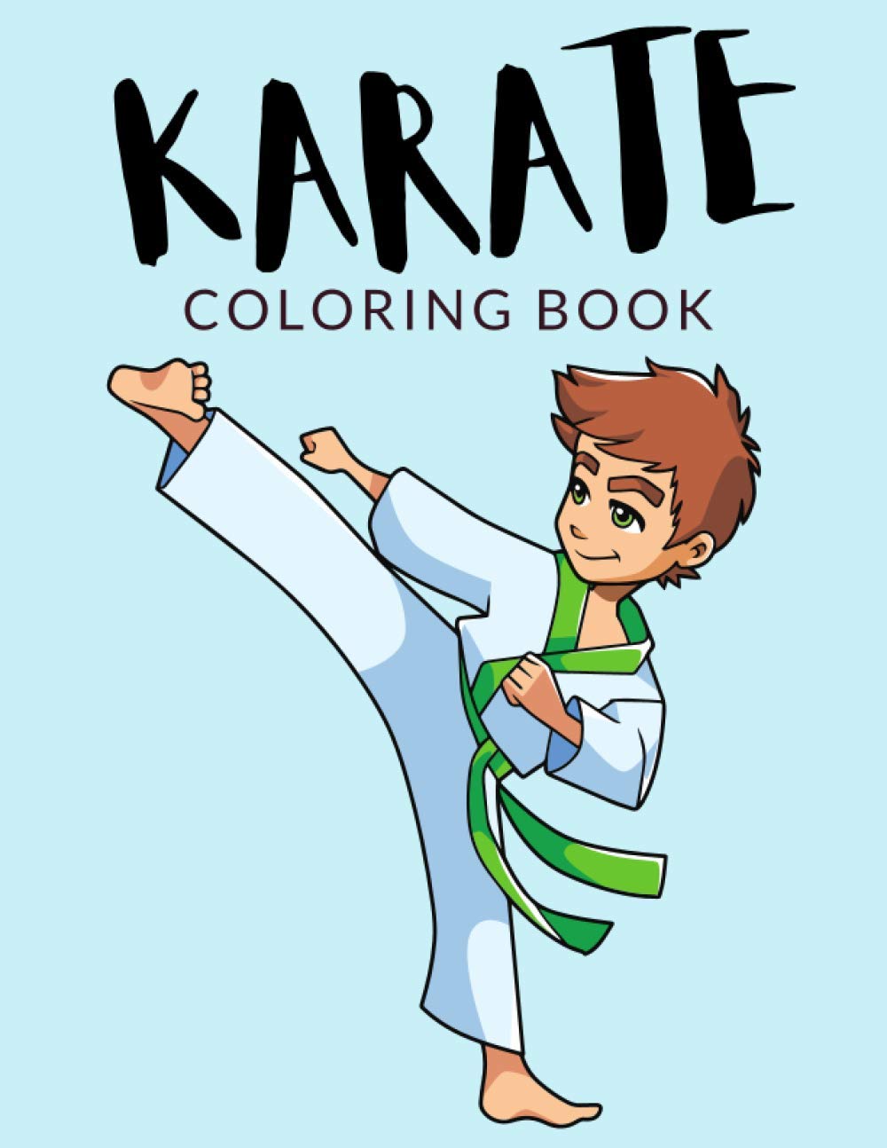 Karate Coloring Book: Karate Coloring Pages For Preschoolers, Over 30 ...