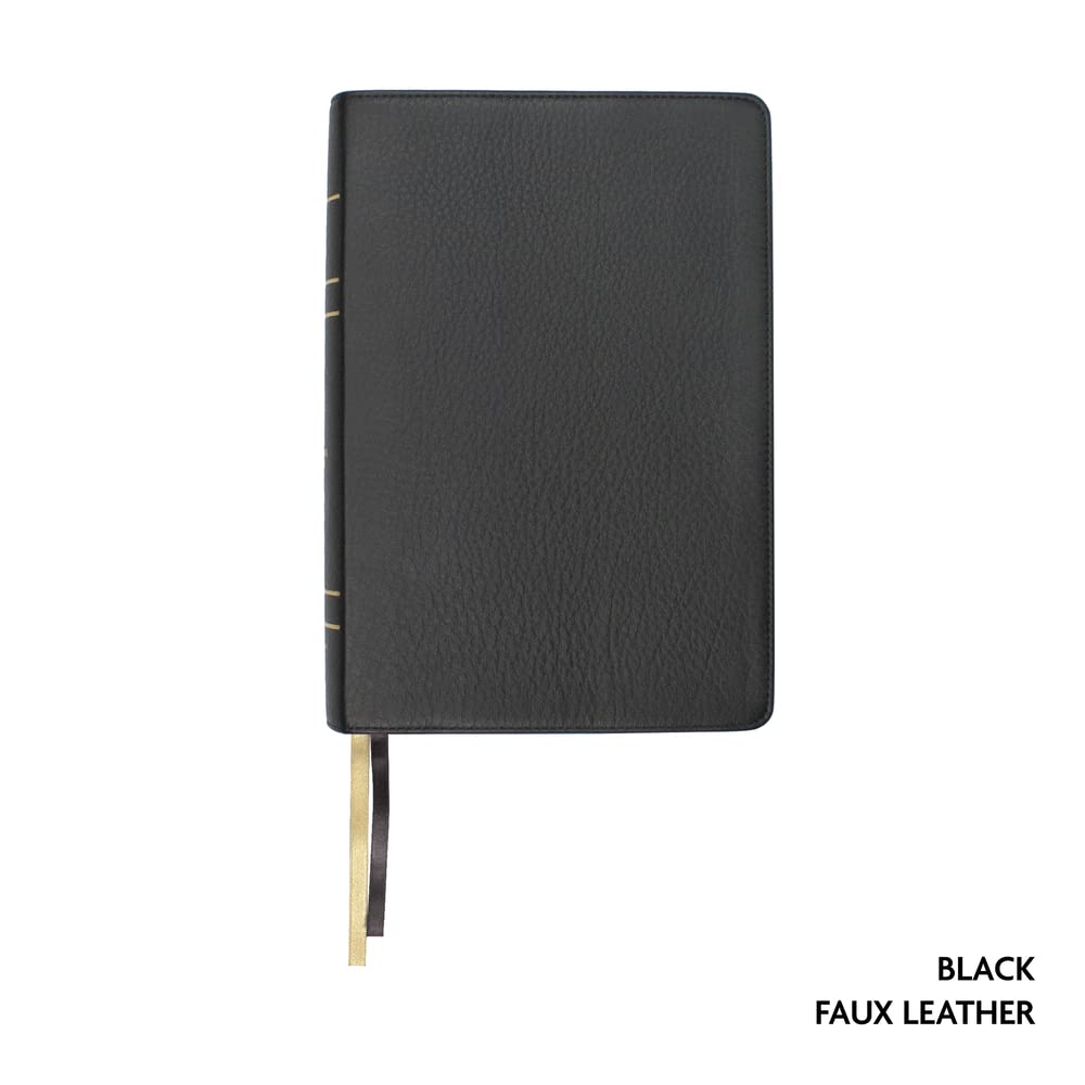 Legacy Standard Bible, Large Print Wide Margin - Paste-Down Black Faux ...
