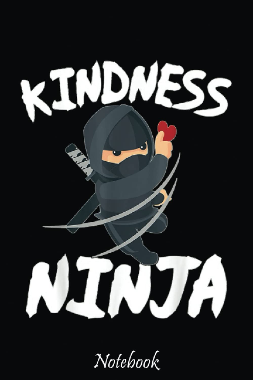 Kids Kindness Ninja Anti Bullying Gift Unity Day Orange Notebook ...