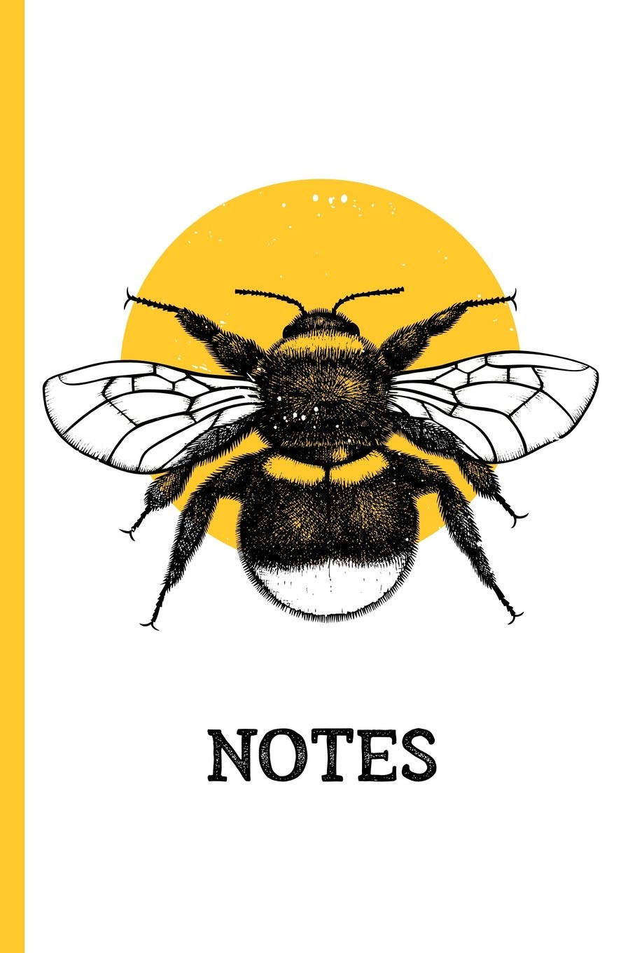 Notes: Bumblebee Mustard Yellow Insect Journal Notebook by Leaf and ...