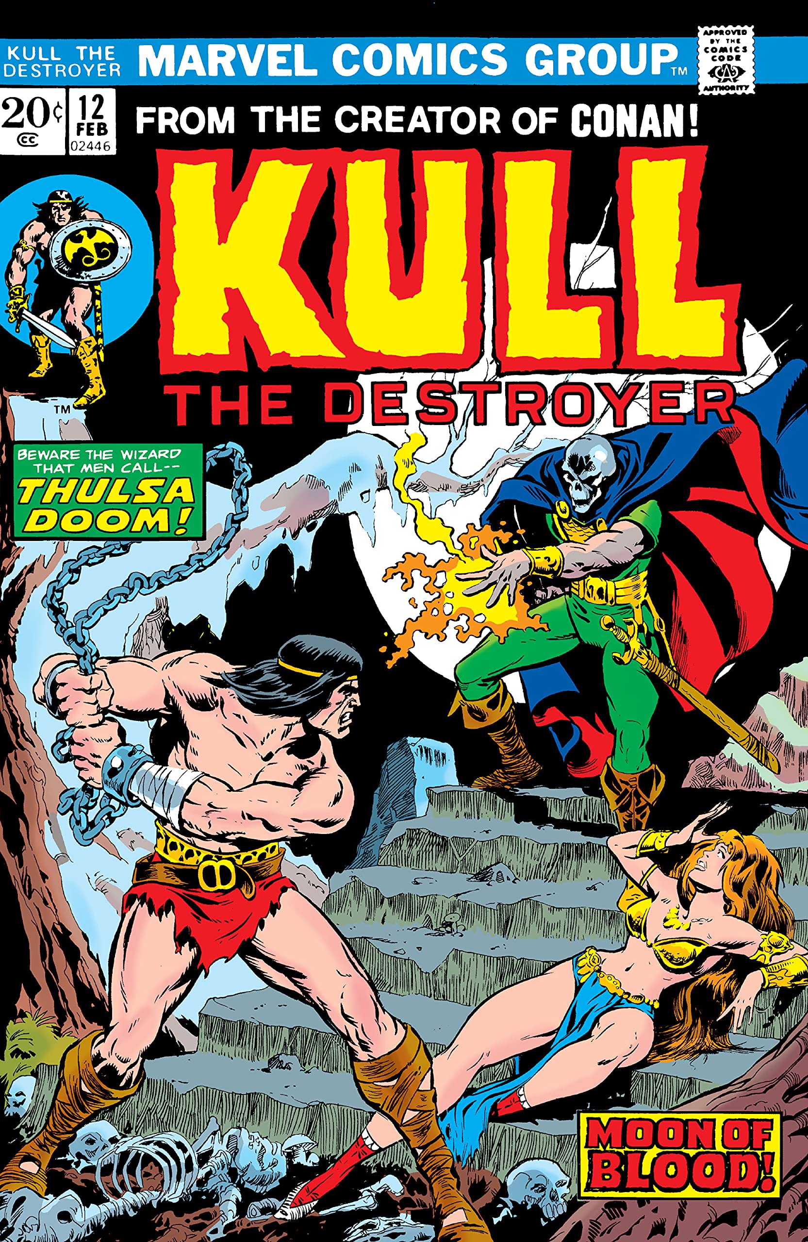 Kull The Destroyer (1973-1978) #12 (Kull The Conqueror by Steve ...