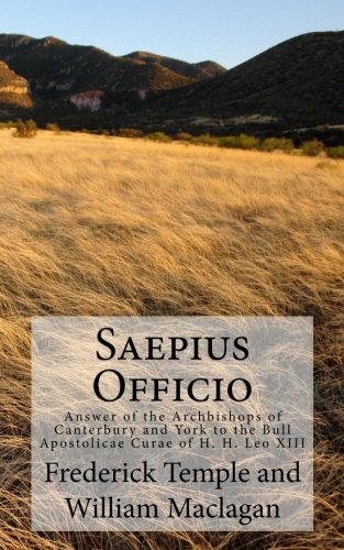 Saepius Officio: Answer of the Archbishops of Canterbury and York to ...