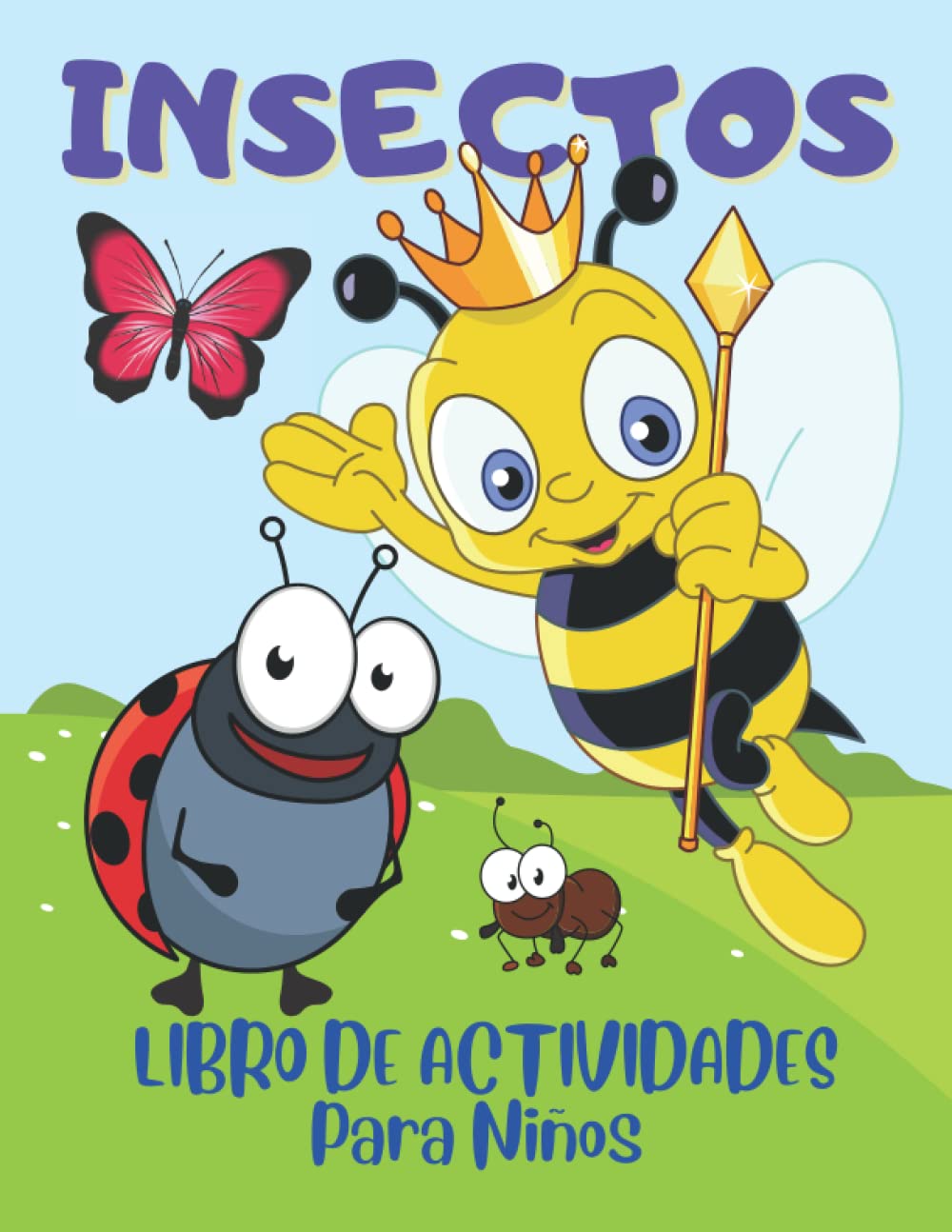 Libro de Actividades de Insectos para Niños: Libro de juegos de Bichos ...