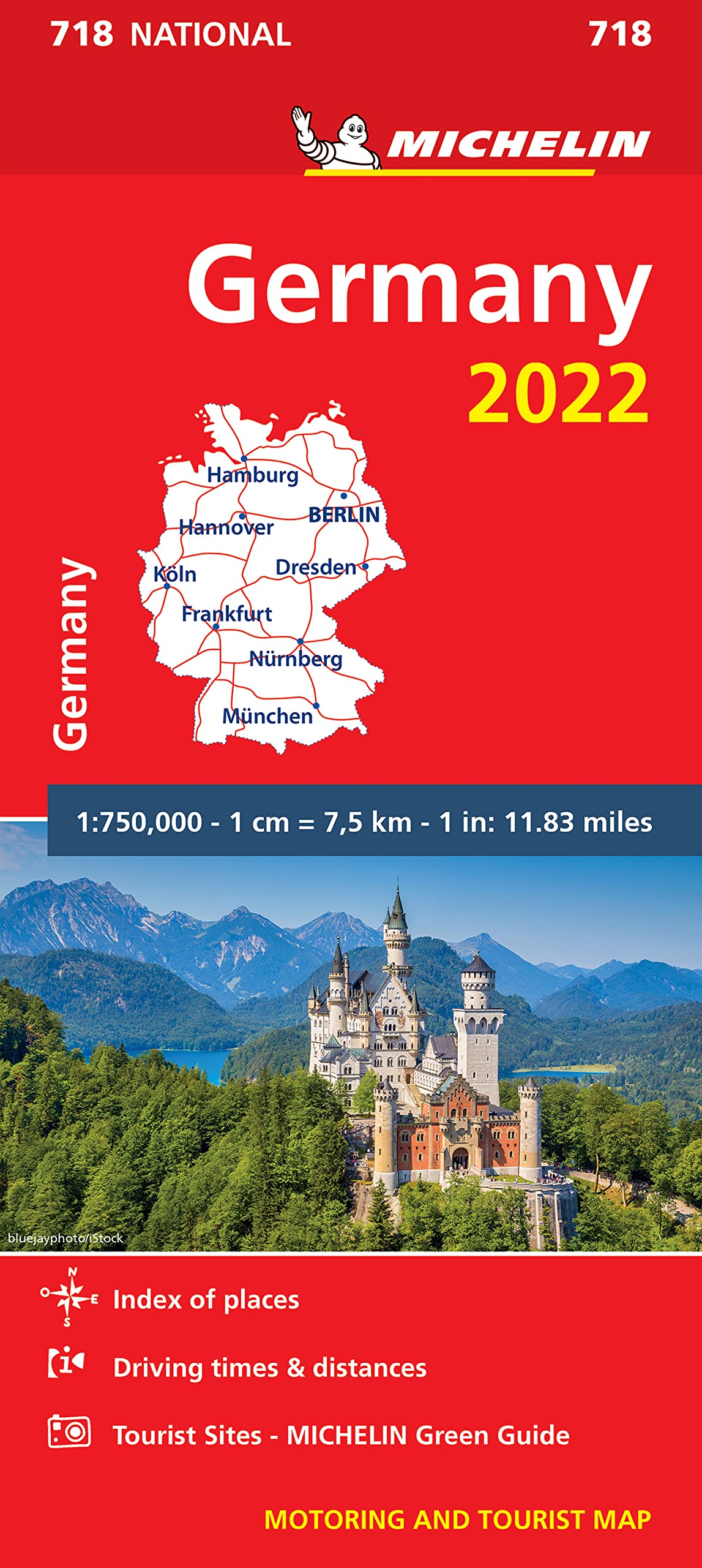 Germany 2022 - Michelin National Map 718 by Michelin | Goodreads