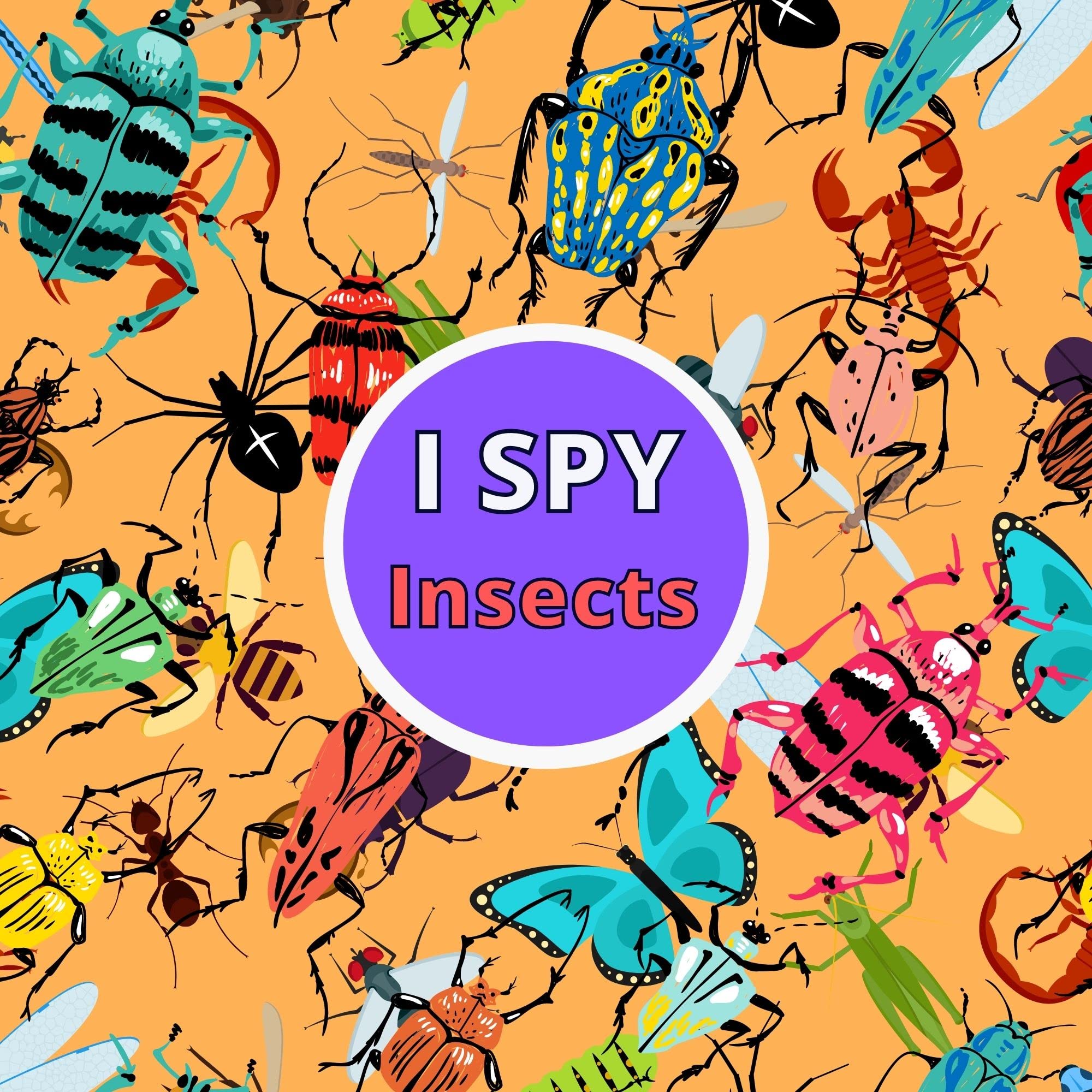 I Spy Insects: toddlers kindergarten Picture idea Activity workbook by ...