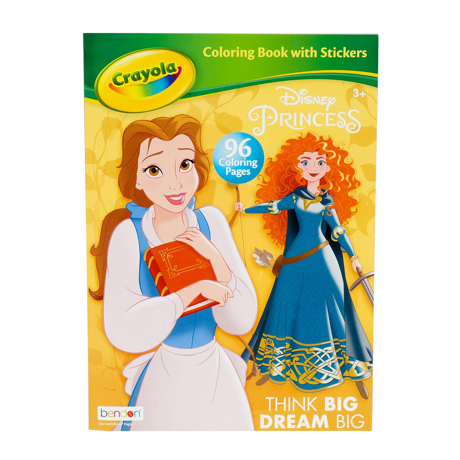 Crayola / Bendon Disney Princess Coloring Book with Stickers 96 Pages ...