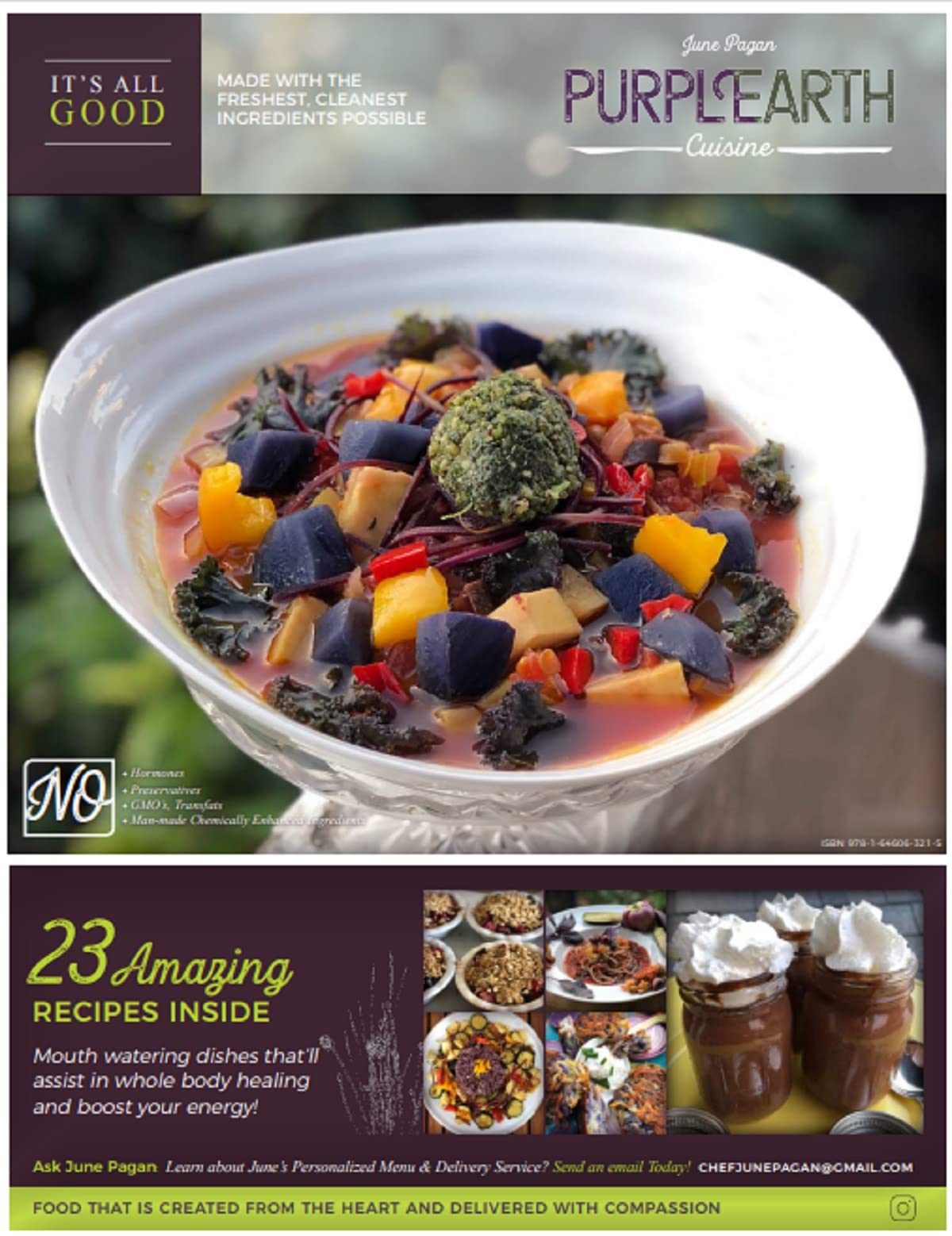 June Pagan's Purple Earth Cuisine : Includes 23 Amazing Recipes by June ...