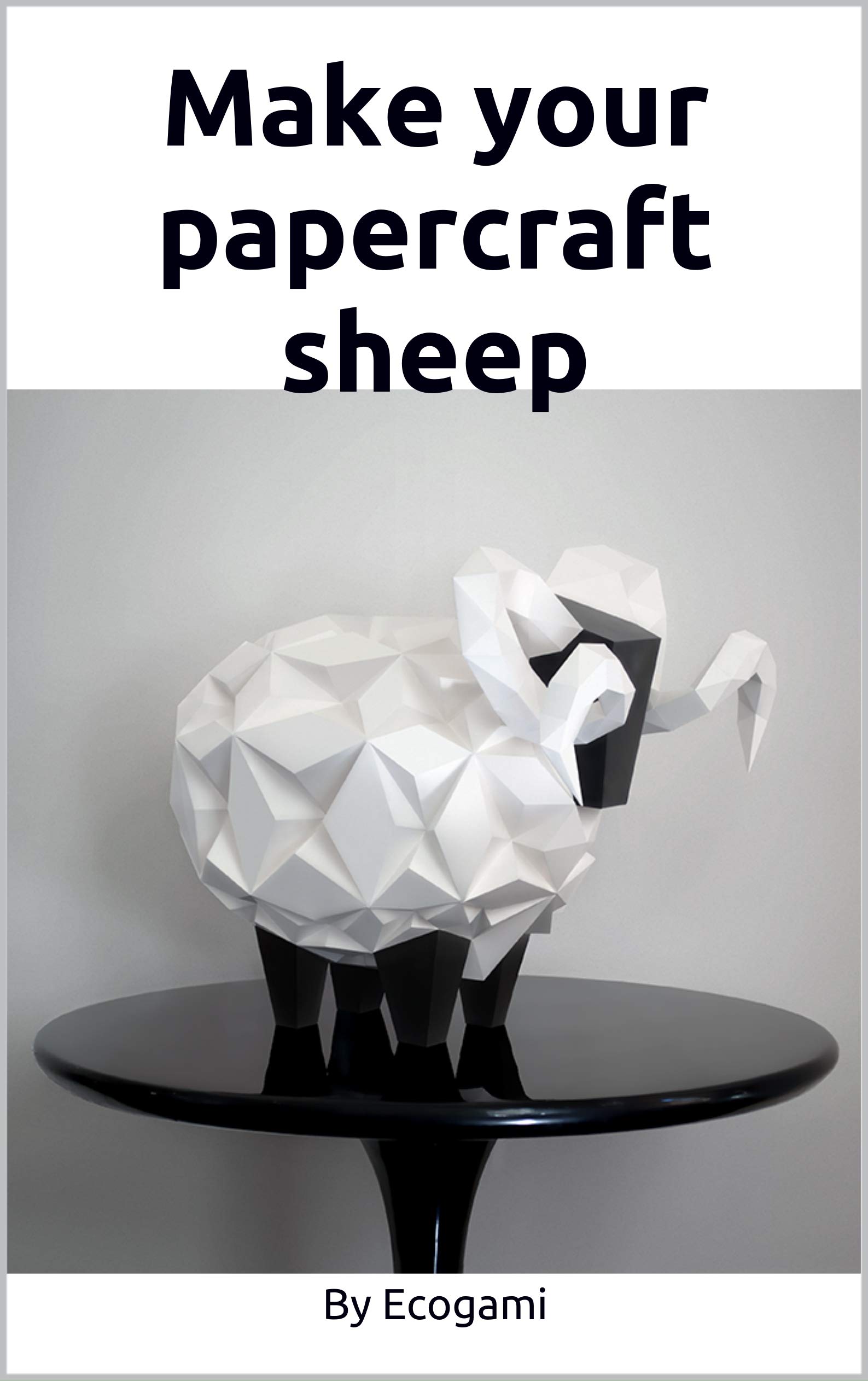 Make your papercraft sheep: 3D puzzle | Paper sculpture | Papercraft ...