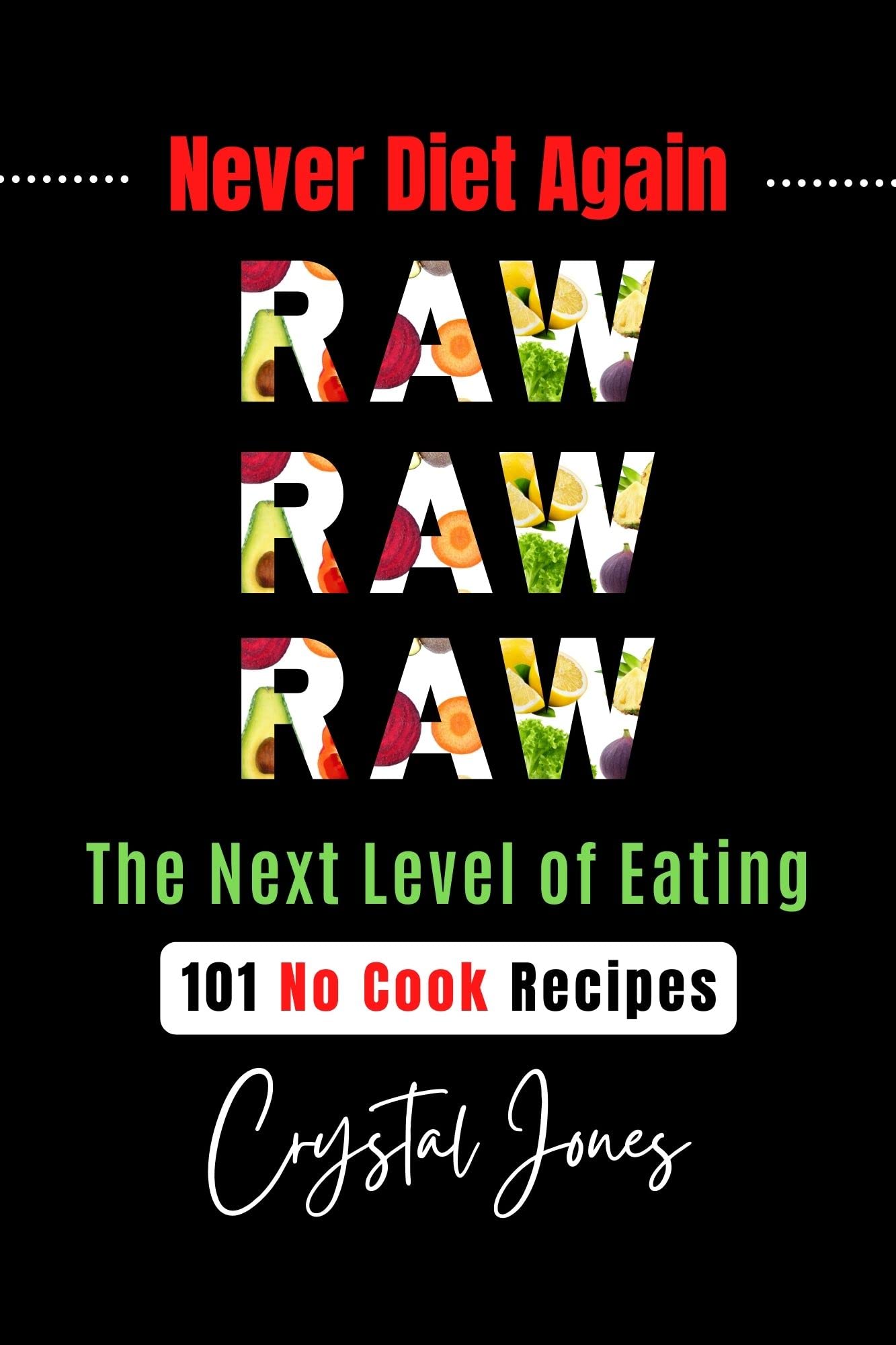 Never Diet Again - RAW RAW RAW : The Next Level Eating: 101 No Cook ...