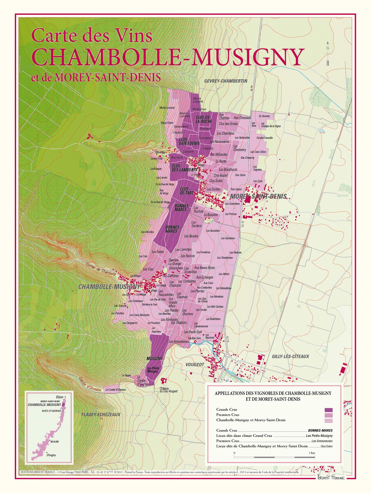 Carte des vins de Chambolle-Musigny et de Morey-St-Denis by Benoît ...